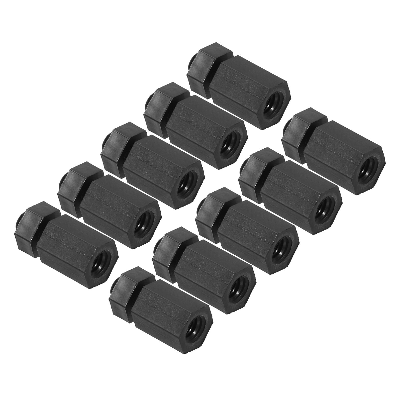 Uxcell M4 Nylon Hex Standoff Screws Nuts, 1Set/100Pack PCB Male Female ...