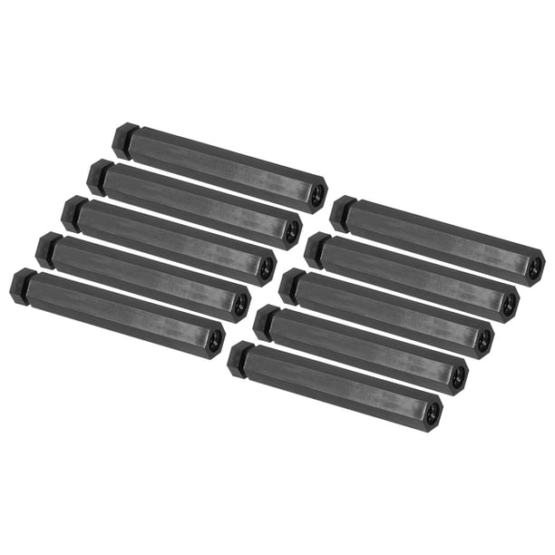 Uxcell M4 Nylon Hex Standoff Screws Nuts, 1Set/40Pack PCB Male Female ...