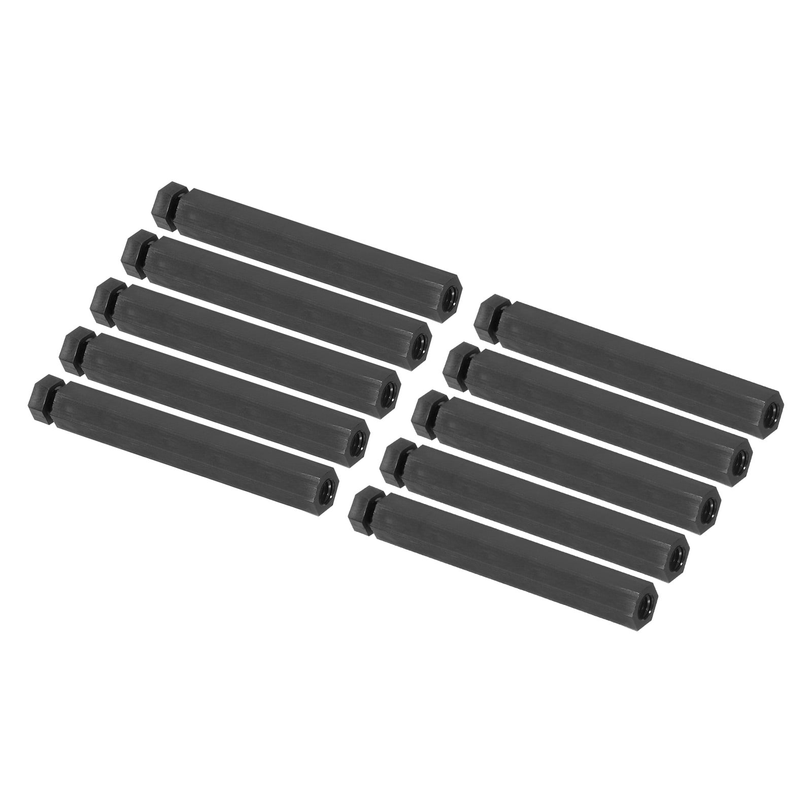 Uxcell M4 Nylon Hex Standoff Screws Nuts, 1Set/40Pack PCB Male Female ...