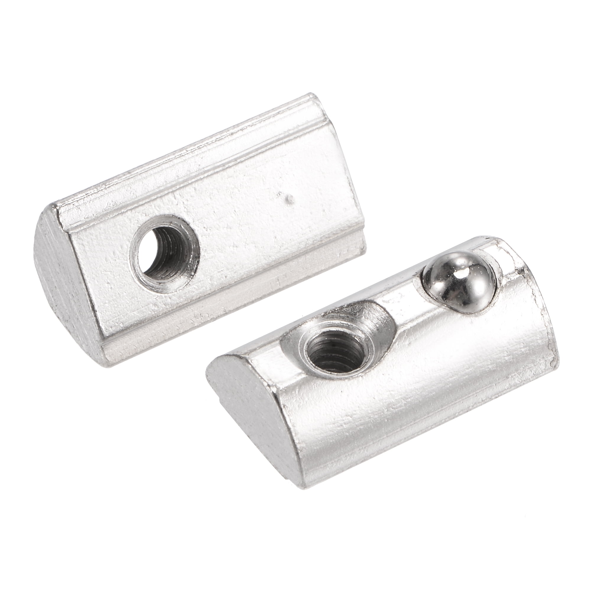 Uxcell M4 Roll in Spring T-nut with Ball Carbon Steel for 3030 Series ...