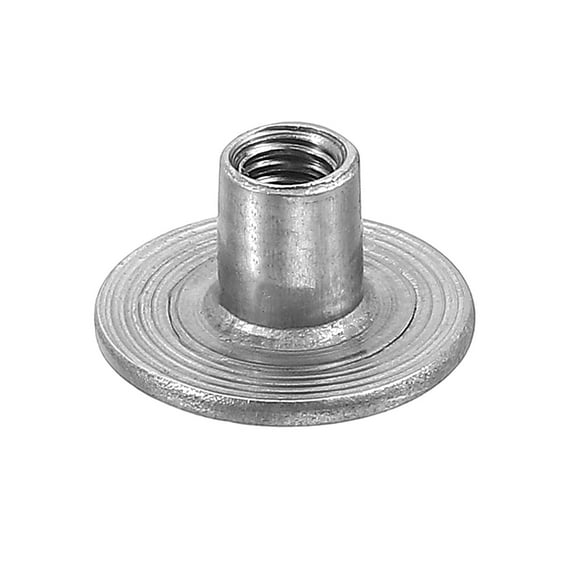 Uxcell M4 T-nuts, 50pcs Carbon Steel Tee Nut Round Base Weld Nut 8mm ...