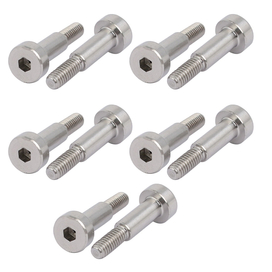 Uxcell M4 Thread Shoulder Bolt 5mm Shoulder Dia. 12mm Shoulder Length ...