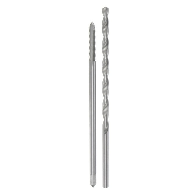 Uxcell M4 x 0.7 100mm Length Straight Flute Thread Tap 4mm Drill Bit ...
