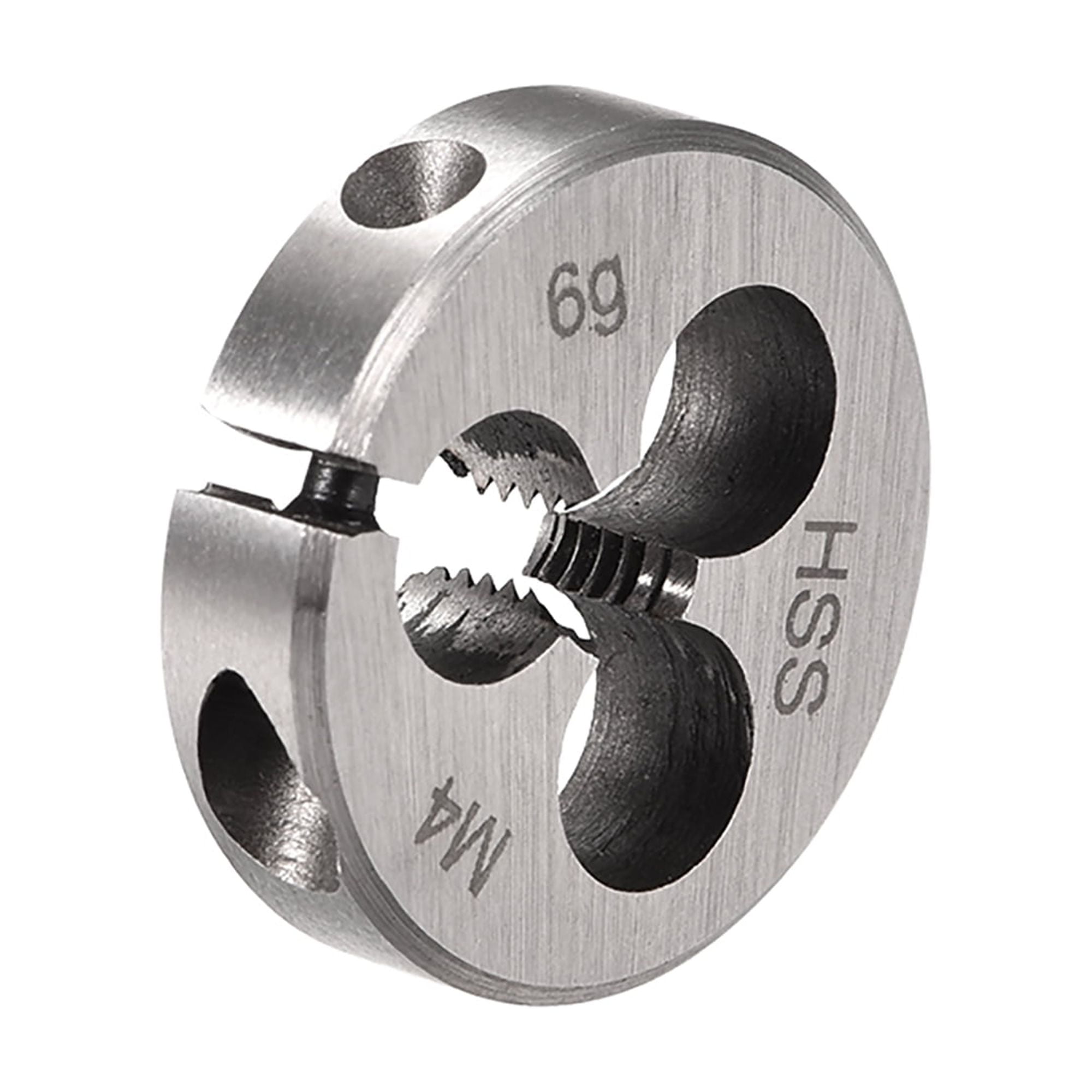 Uxcell M4 x 0.7 Metric HSS Adjustable Machine Thread Round Threading ...