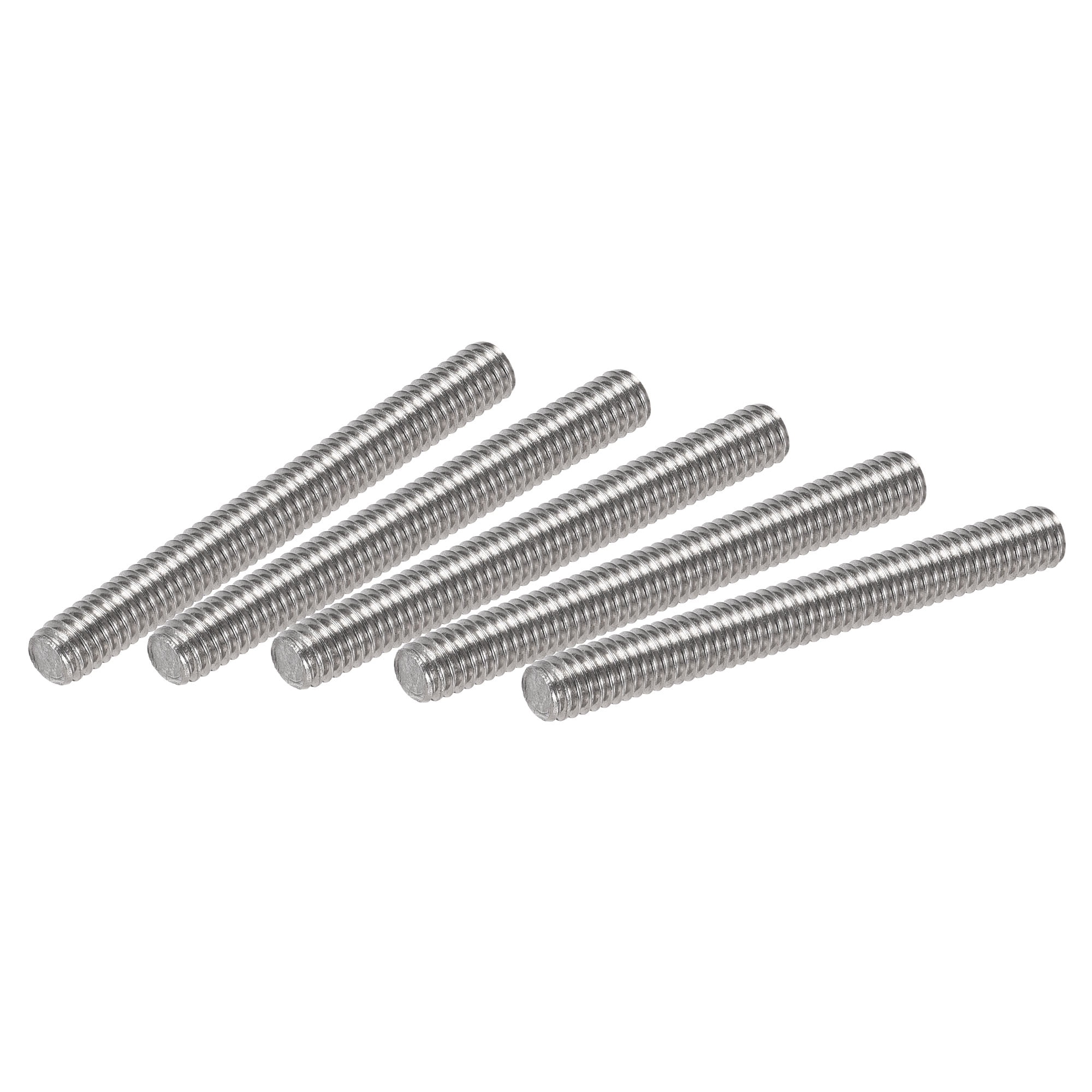 Uxcell M4 x 30mm Fully Threaded Rod 304 Stainless Steel Right Hand ...