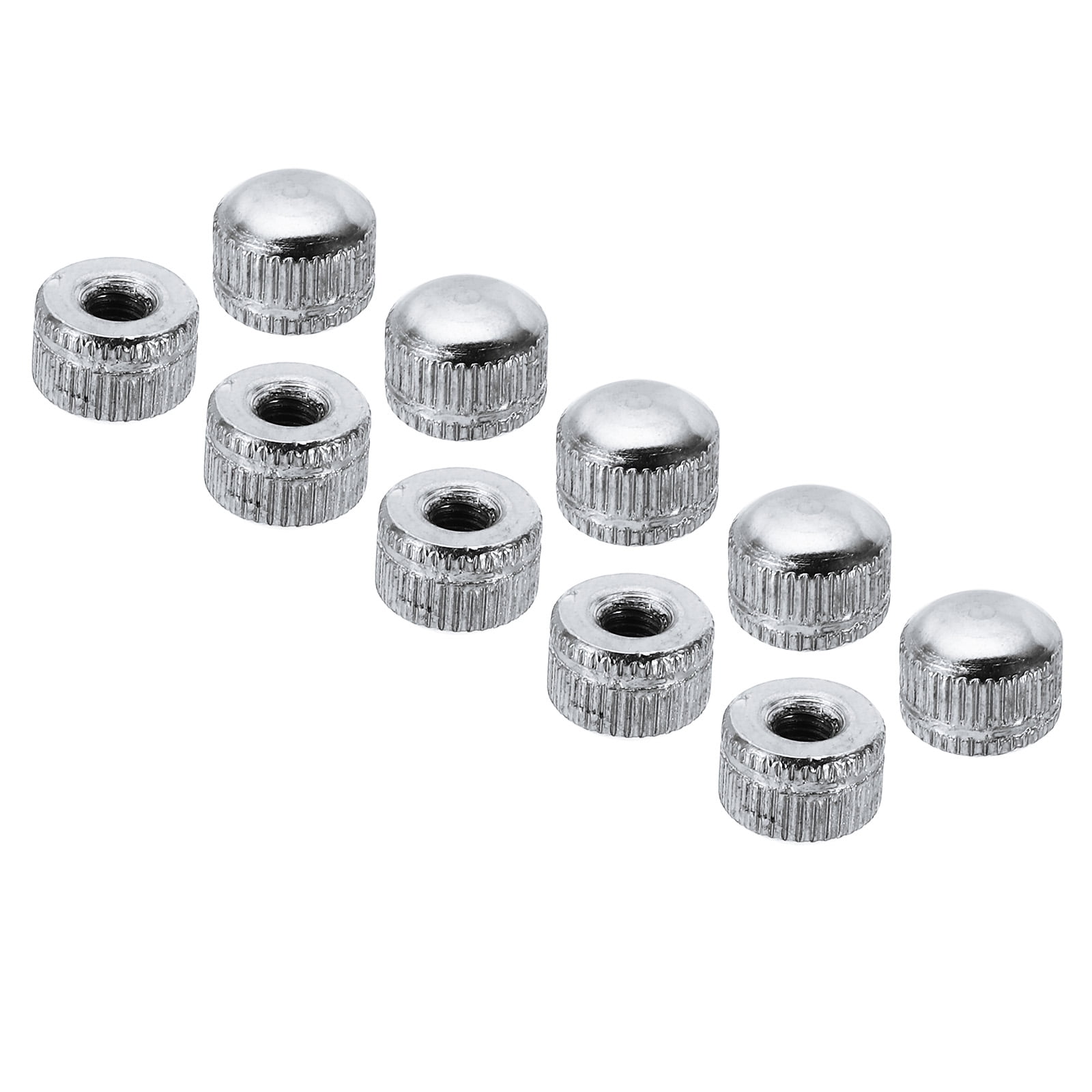 Uxcell M4x0.7 Cap Nut, 30 Pcs Acorn Nut Screw Knob Cap Insert Bolt ...