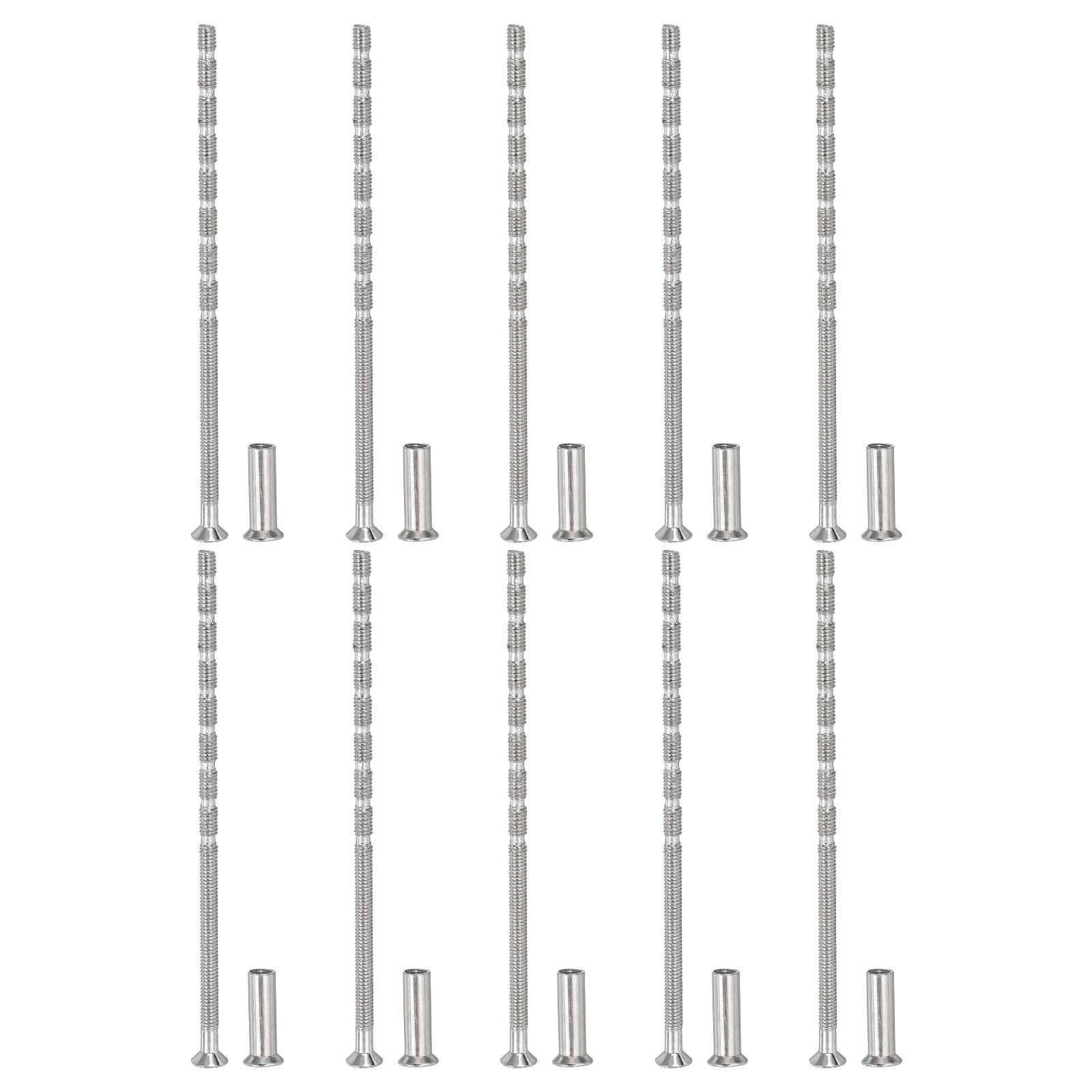 Uxcell Cabinet Handle Screws Break Away Screws Phillips Drive Flat ...