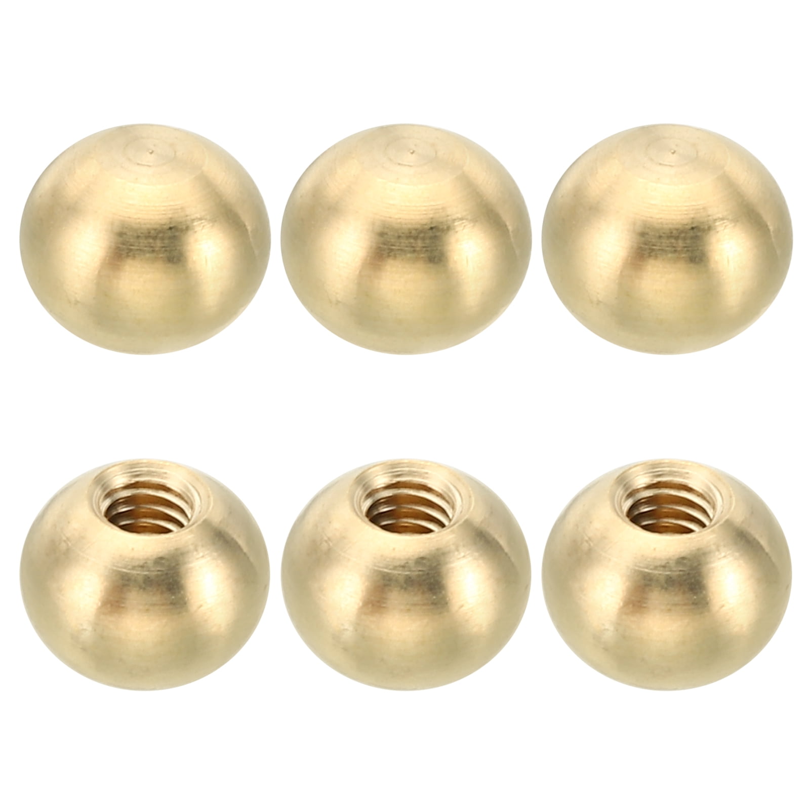 Thread Cap Nuts Knob, Brass Ball Lamp Decoration Screw Caps Nut Cover ...