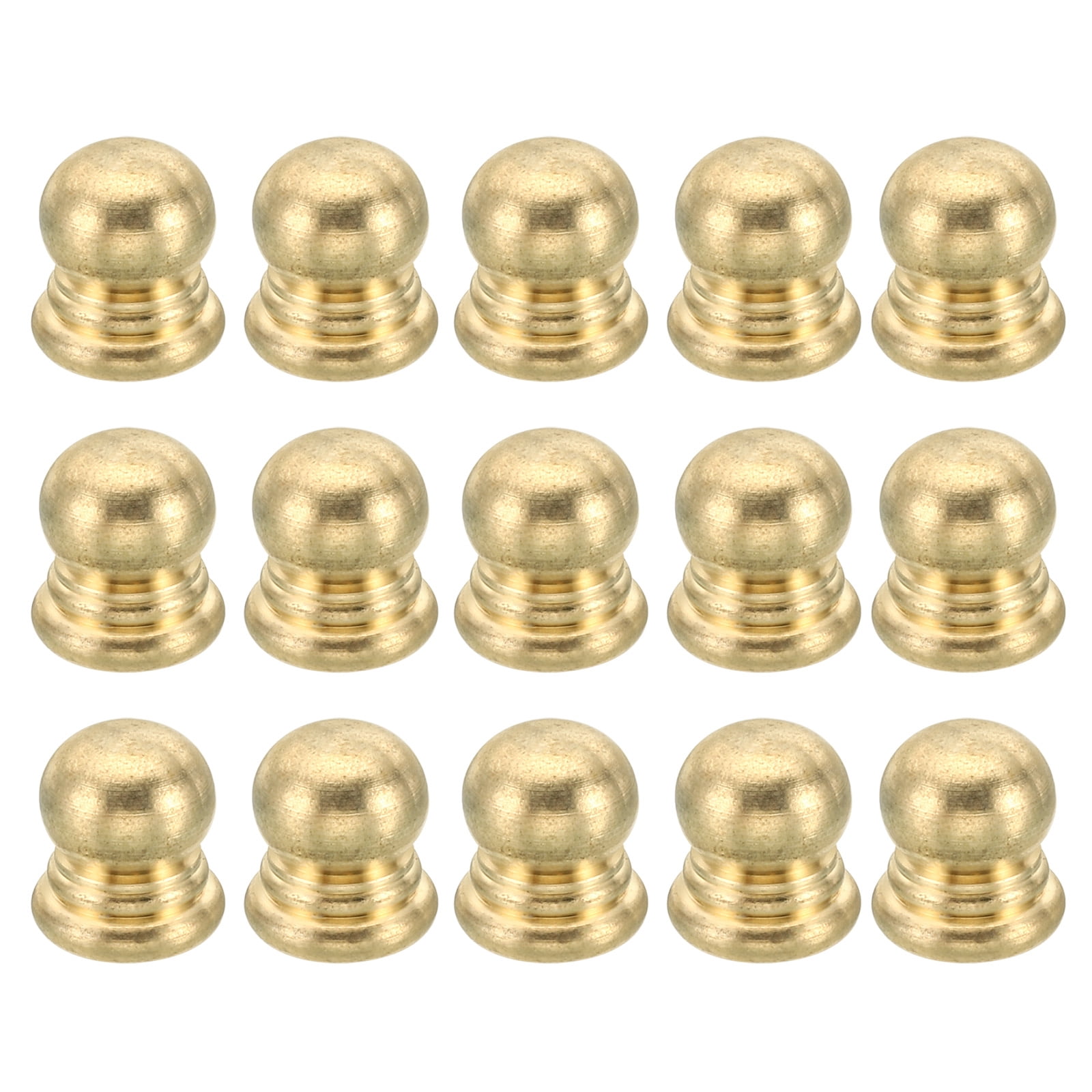 Uxcell M4x10x12mm Cap Nut, 15 Pack Brass Acorn Nut Screw Knob Cap ...