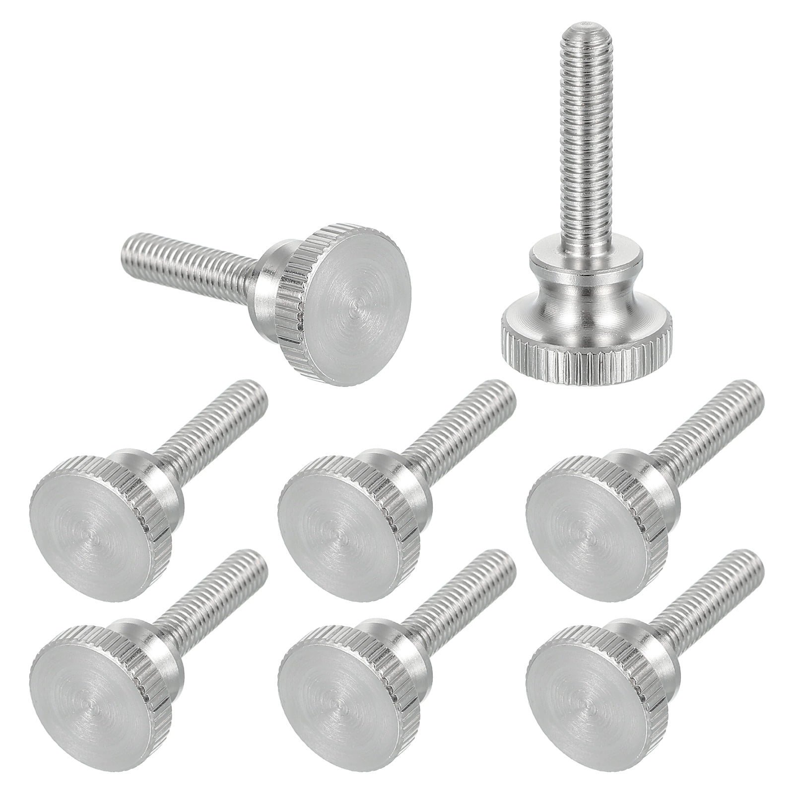 Uxcell M4x16mm Knurled Thumb Screws, 304 Stainless Steel Diamond Head Thumb Screws Metric ...