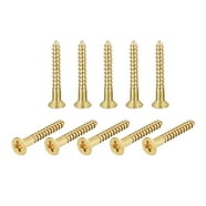 ST2x10mm White Screws Self Tapping Screws, 100 Pack Flat Head Phillips ...