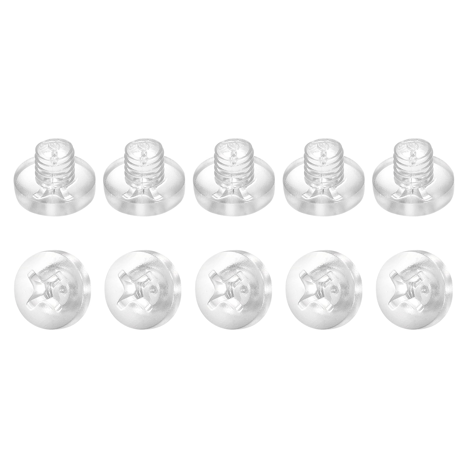 Uxcell M4x4mm Plastic Phillips Bolts PC Pan Head Machine Screws ...