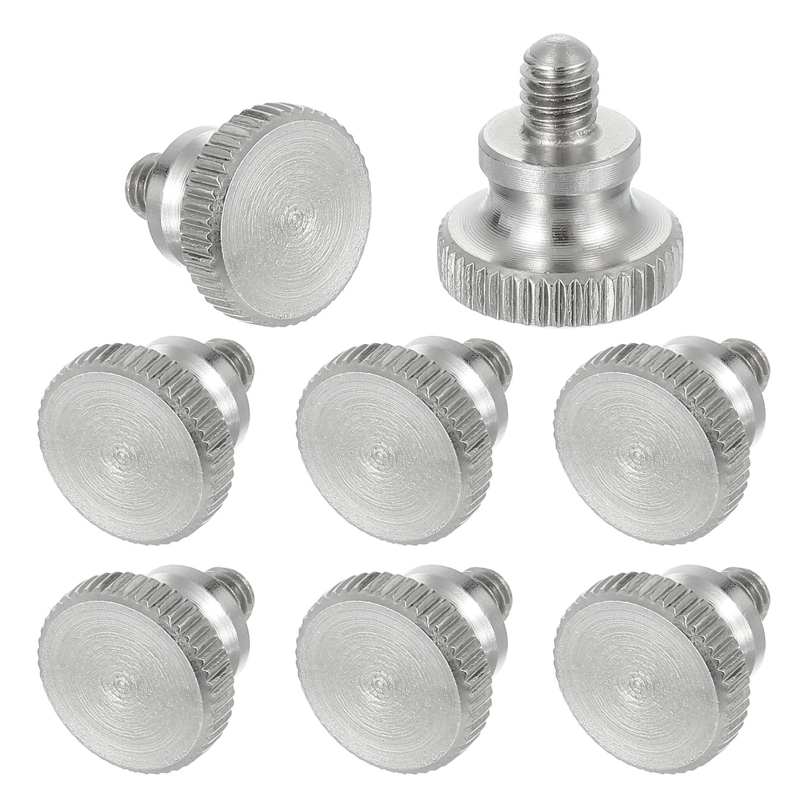 Uxcell M4x5mm Knurled Thumb Screws, 304 Stainless Steel Diamond Head Thumb Screws Metric Knurled ...