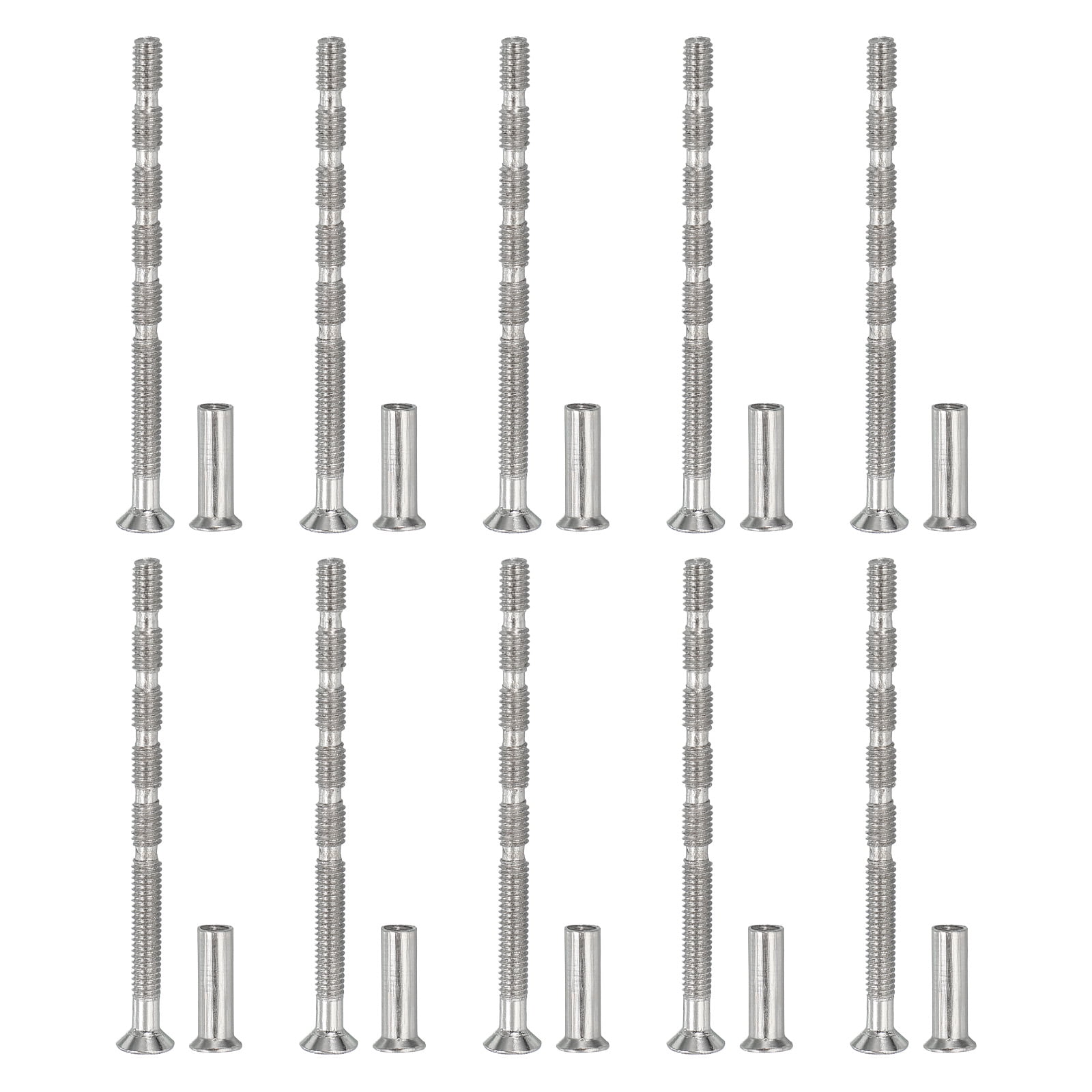 Uxcell Cabinet Handle Screws Break Away Screws Phillips Drive Flat ...