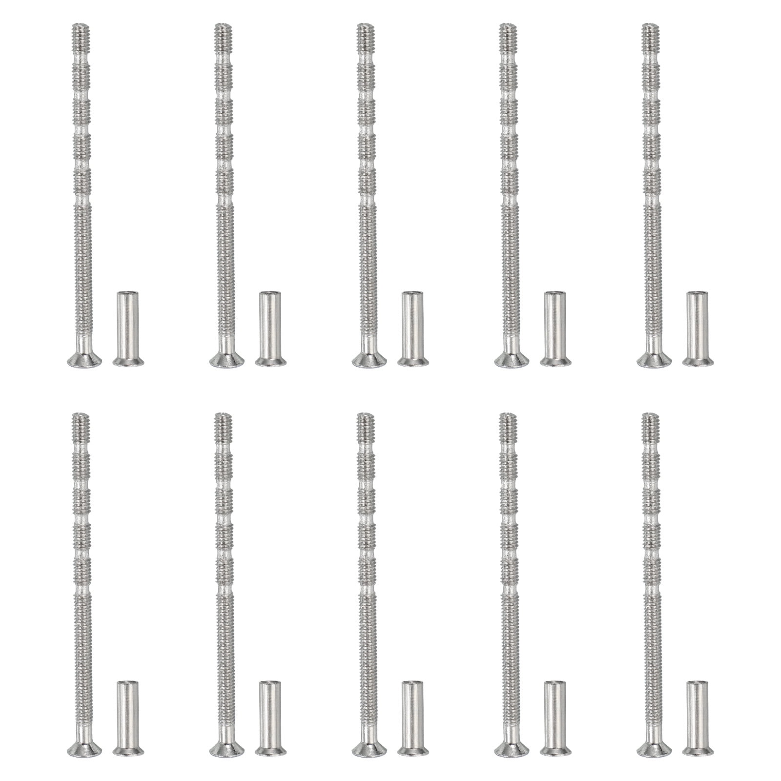 Uxcell Cabinet Handle Screws Break Away Screws Phillips Drive Flat ...