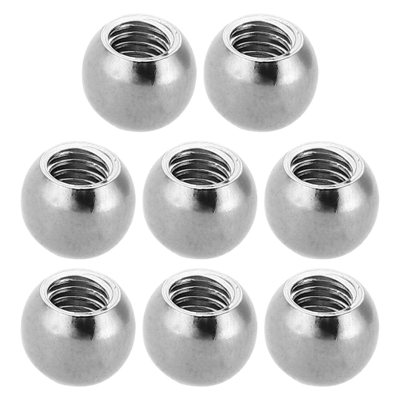 Uxcell M4x7mm Ball Nuts Knob, 8 Pcs Female Thread 304 Stainless Steel ...