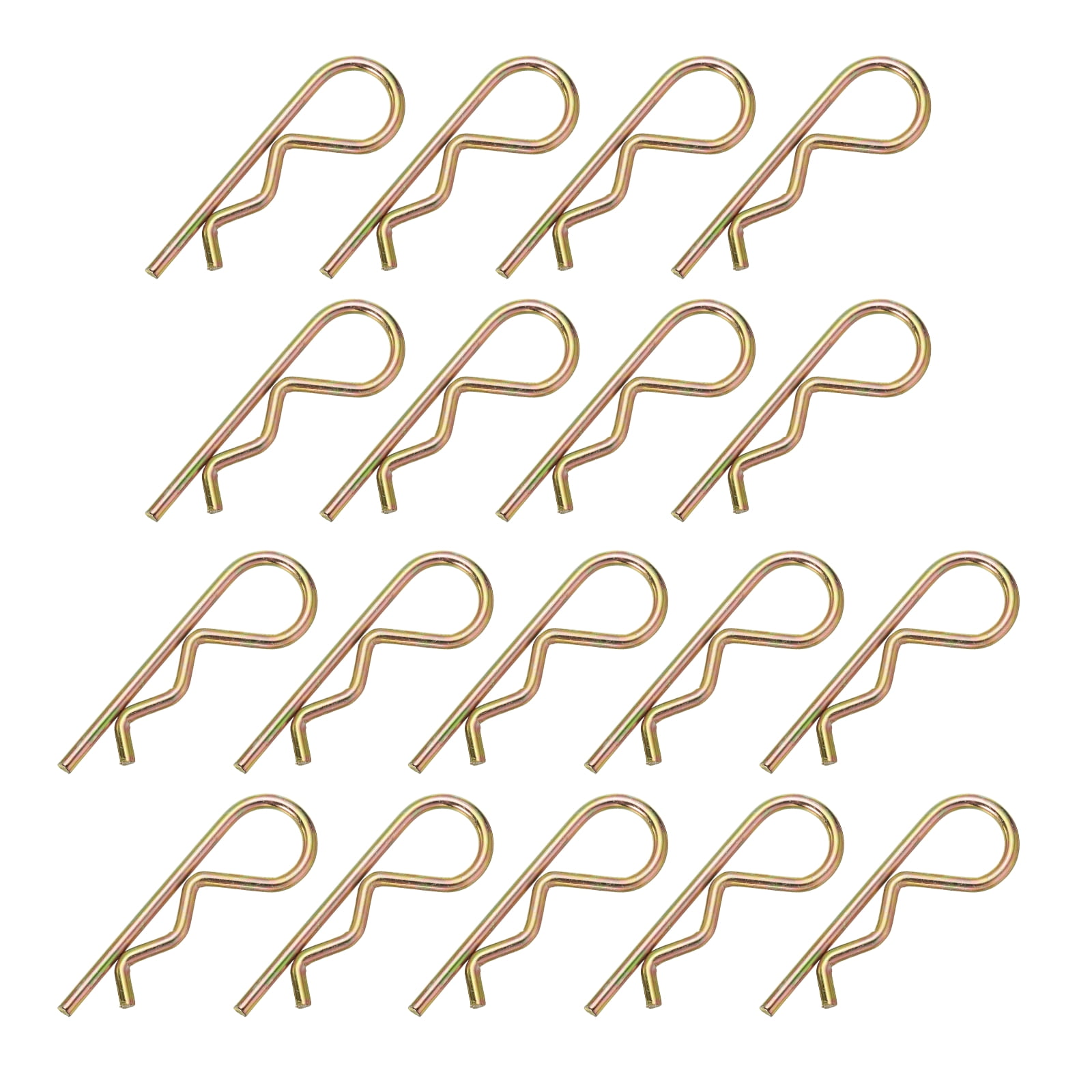 Uxcell M4x80mm Cotter Pins, 18 Pcs Heavy Duty R Clips Hardware Pin ...