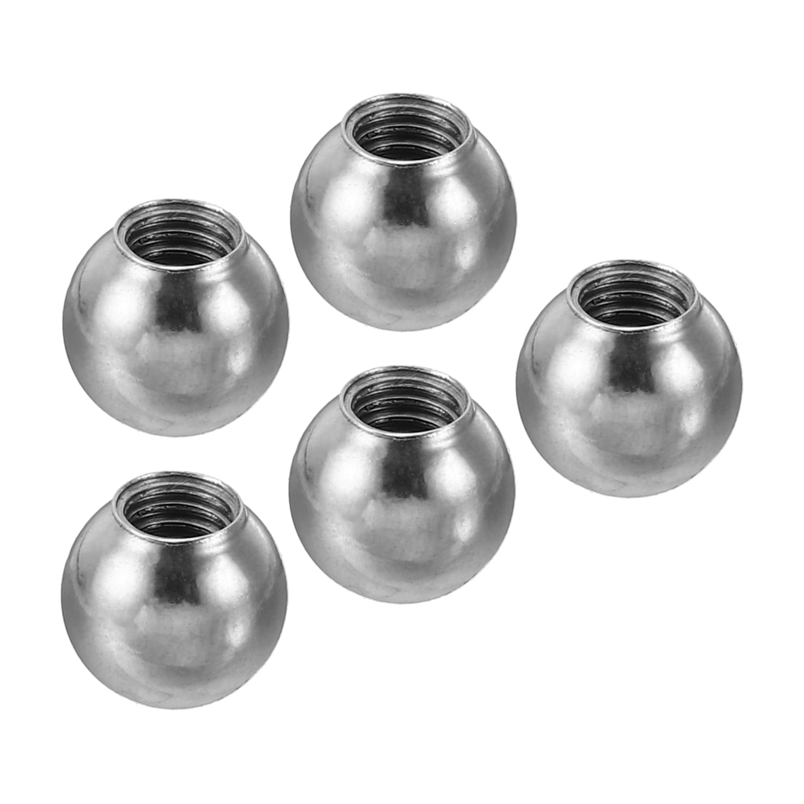 Uxcell M4x8mm Ball Nuts Knob, 5 Pack Thread 304 Stainless Steel Round ...