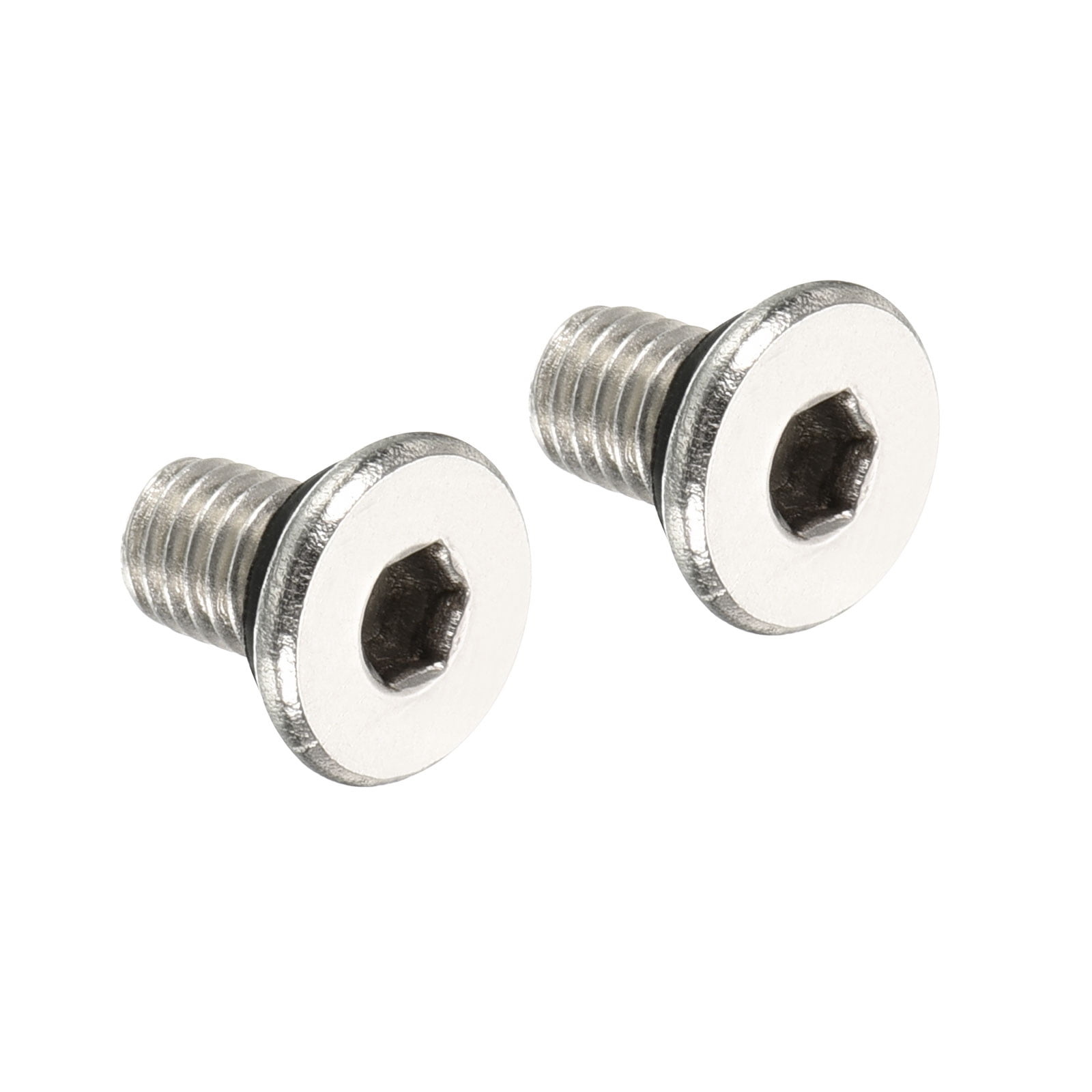 Uxcell M5*0.8 Internal Hex Head Pipe Fitting Plug, 2 Pack Male Thread ...