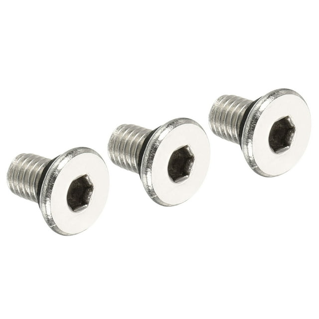 Uxcell M5*0.8 Internal Hex Head Pipe Fitting Plug, 3 Pack Male Thread ...