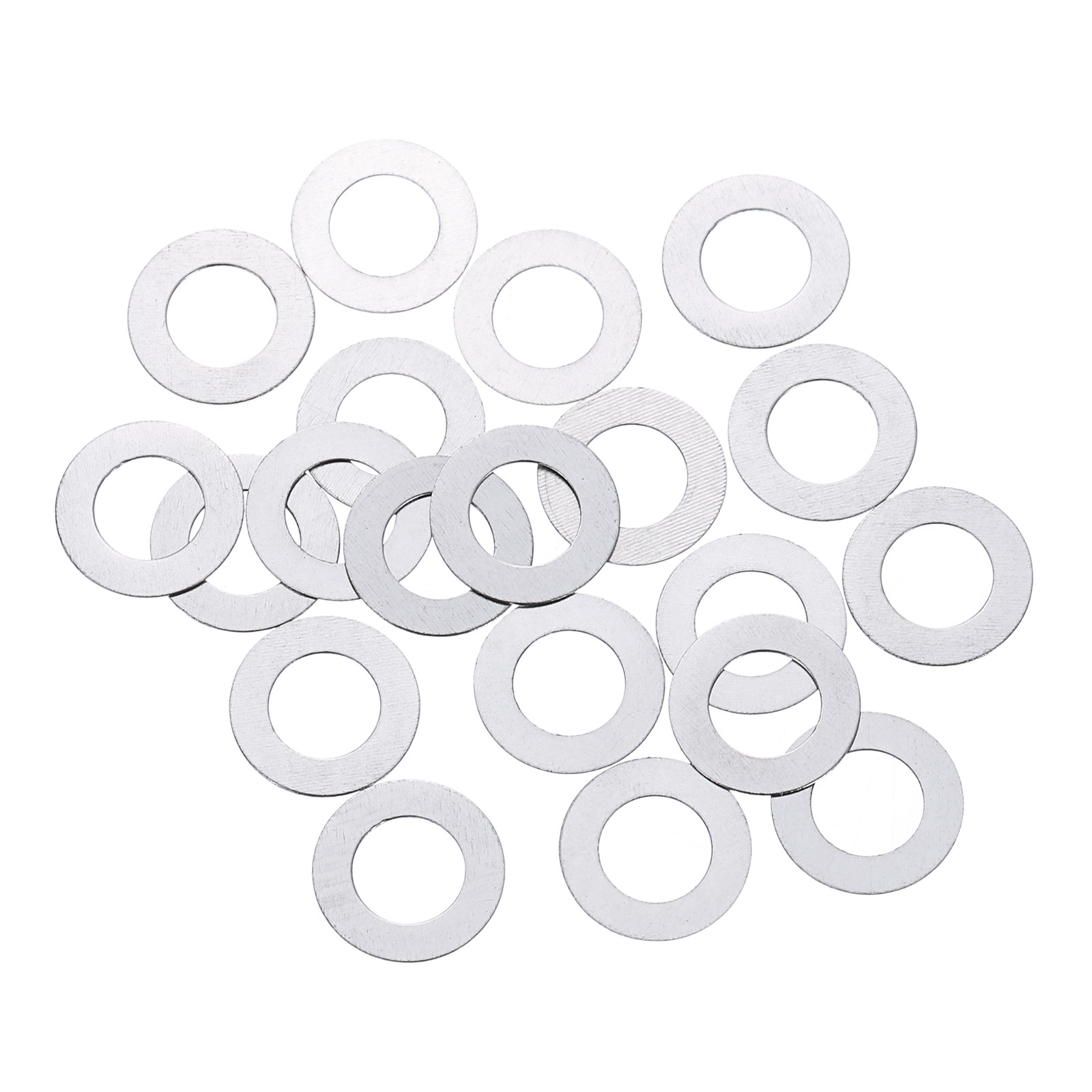 Uxcell M5 304 Stainless Steel Flat Washers, 20pcs 5x9x0.2mm Ultra Thin ...