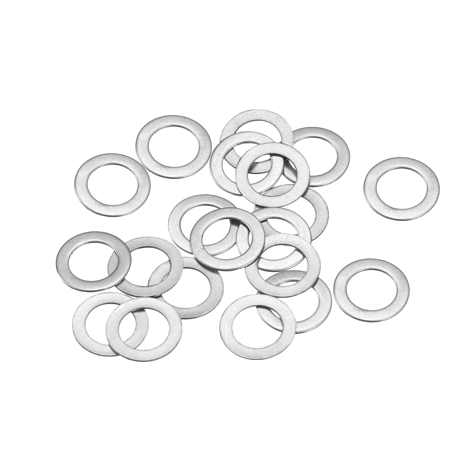 Uxcell M5 304 Stainless Steel Flat Washers, 5x8x0.5mm Ultra Thin Flat ...