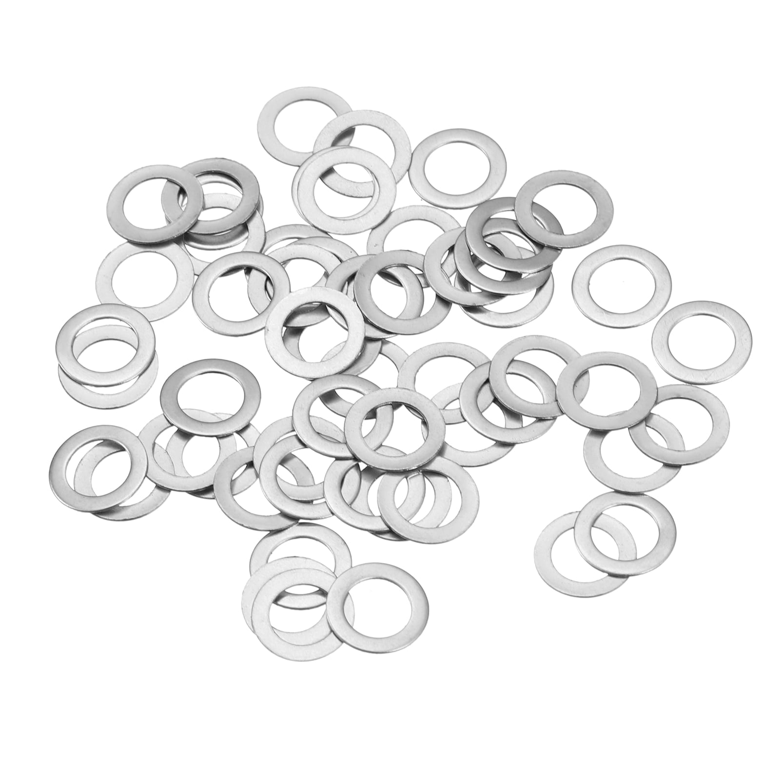 Uxcell M5 304 Stainless Steel Flat Washers, 5x8x0.5mm Ultra Thin Flat ...