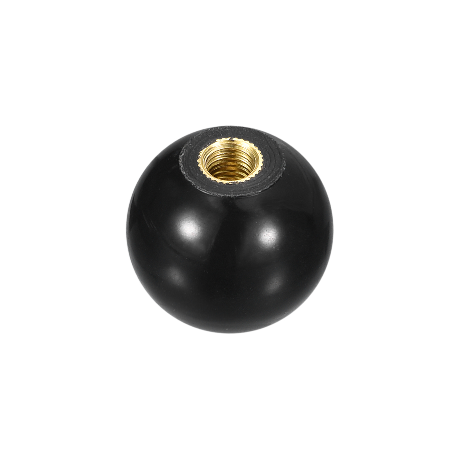 Uxcell M5 Copper Thread 16mm Dia Threaded Ball Knobs for Machine Handle ...
