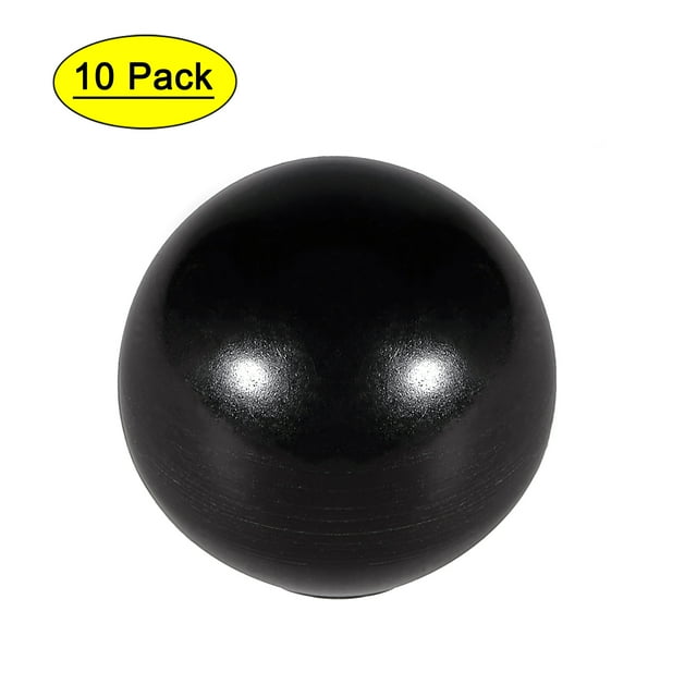 Uxcell M5 Female Thread 16mm Dia Plastic Machine Handle Ball Knob Black ...