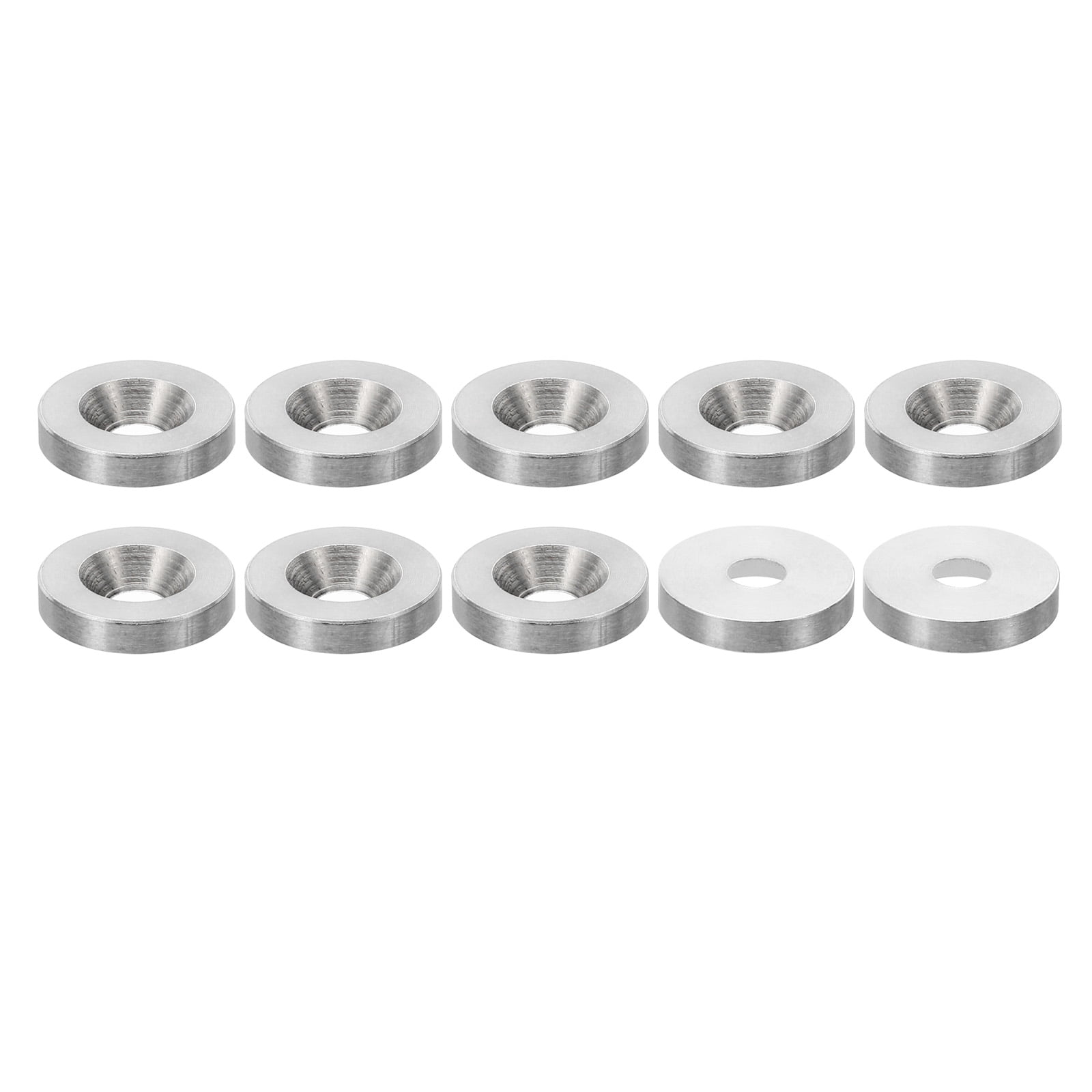 Uxcell M5 Finish Countersunk Washer 10pcs 18mmx3.5mm 304 Stainless ...