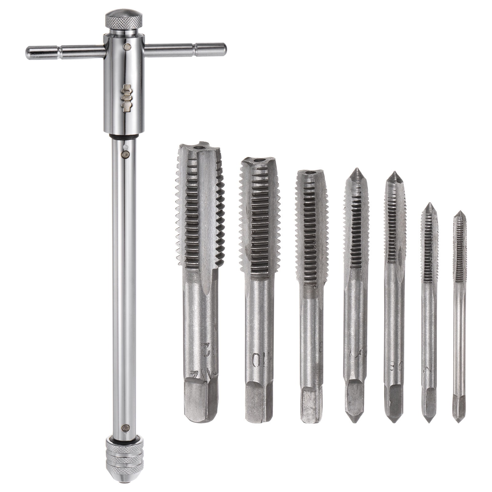 Uxcell M5-M12 Long T-Handle Ratchet Tap Wrench and 7 Packs M3 M4 M5 M6 ... Uxcell M5-M12 Long T-Handle Ratchet Tap Wrench and 7 Packs M3 M4 M5 M6 ...