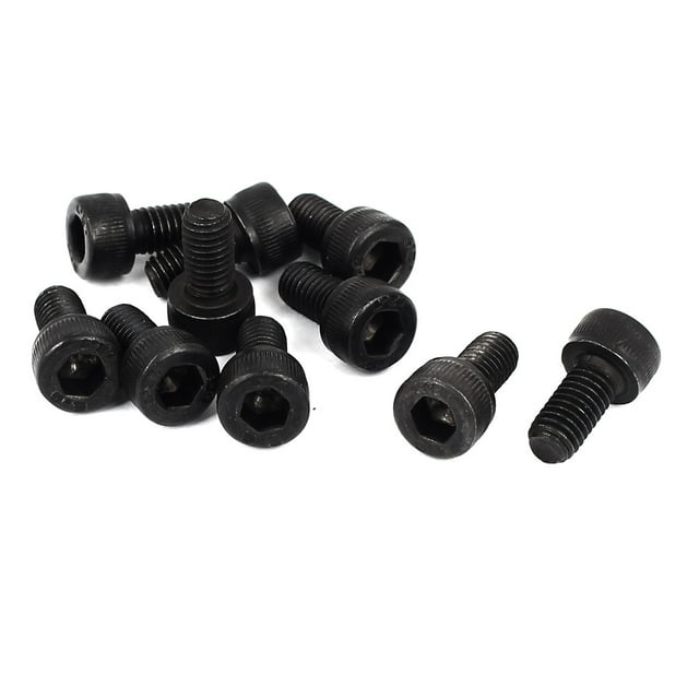 Uxcell M5 Metric Thread Screws Alloy Steel Hex Socket Head Cap Bolts ...