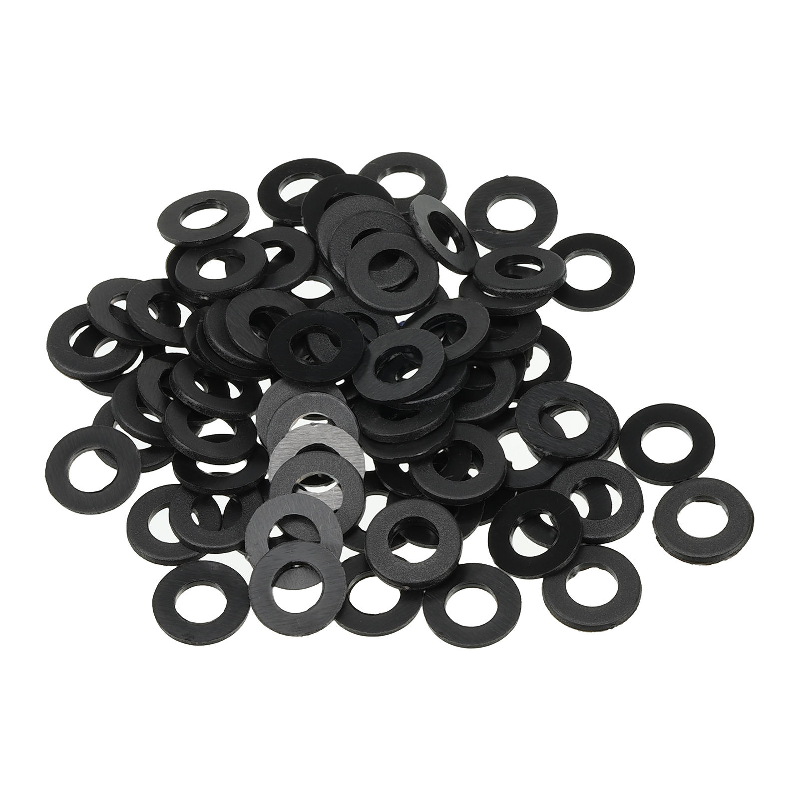 Uxcell M5 Nylon Flat Washer, 120 Pack 5mm ID 10mm OD Sealing Gasket ...