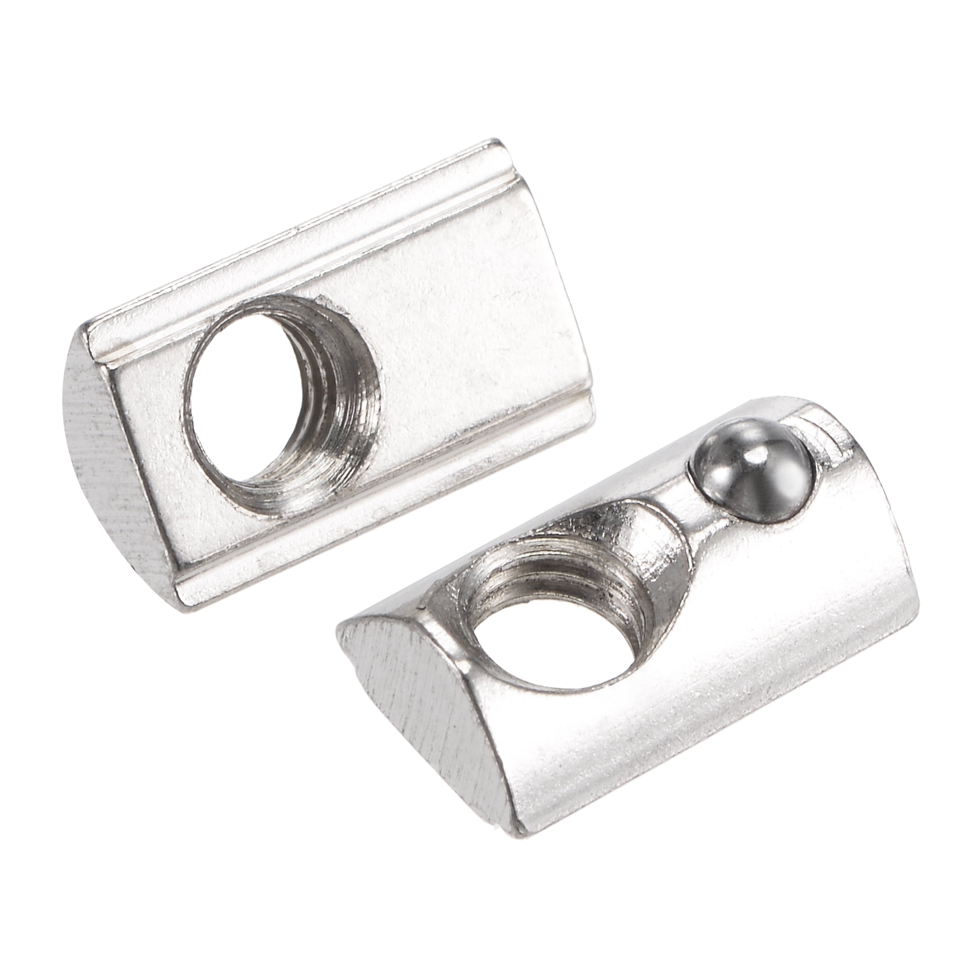 Uxcell M5 Roll in Spring T-nut with Ball Carbon Steel for 2020 Series ...
