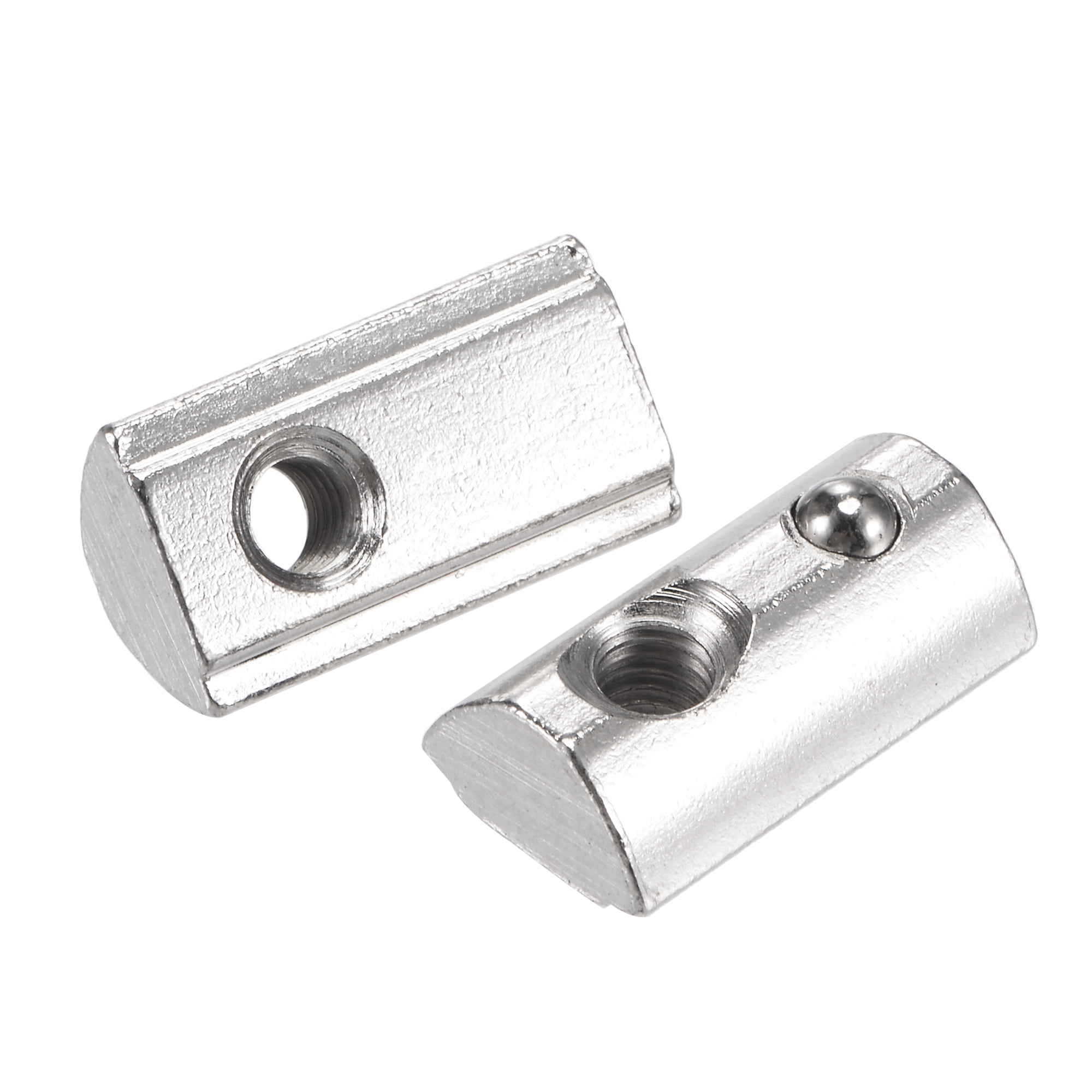 Uxcell M5 Roll in Spring T-nut with Ball Carbon Steel for 3030 Series ...