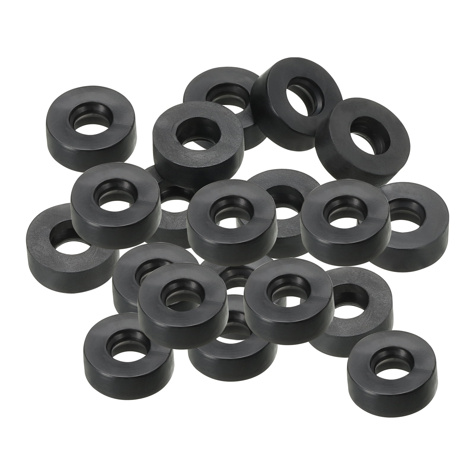 Uxcell M5 Rubber Flat Washer 5mm ID 12mm OD 4.5mm Thick Sealing Spacer ...