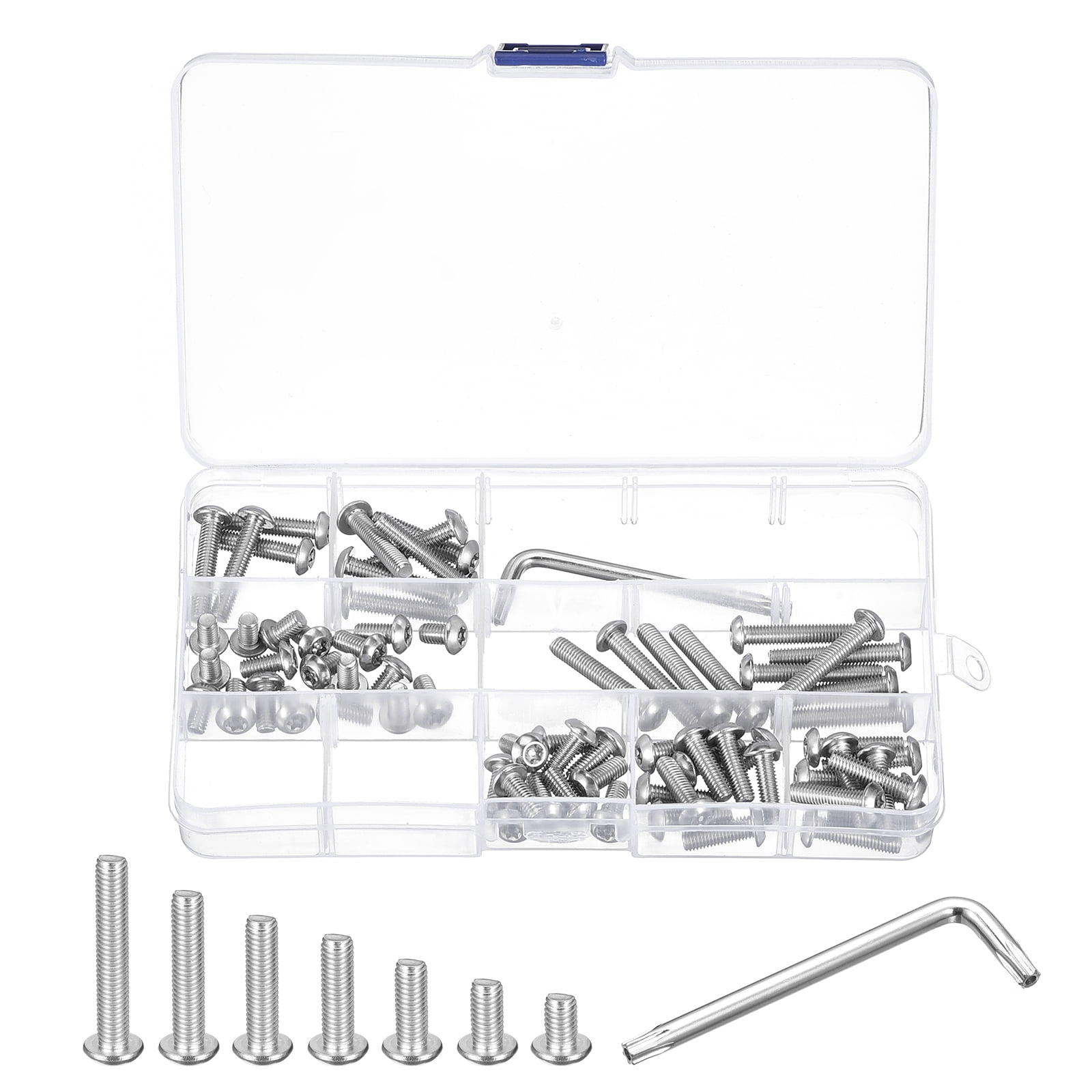 Uxcell M5 Torx Security Screws Kit, (M5x8/10/12/16/20/25/30mm)70pcs ... Uxcell M5 Torx Security Screws Kit, (M5x8/10/12/16/20/25/30mm)70pcs ...