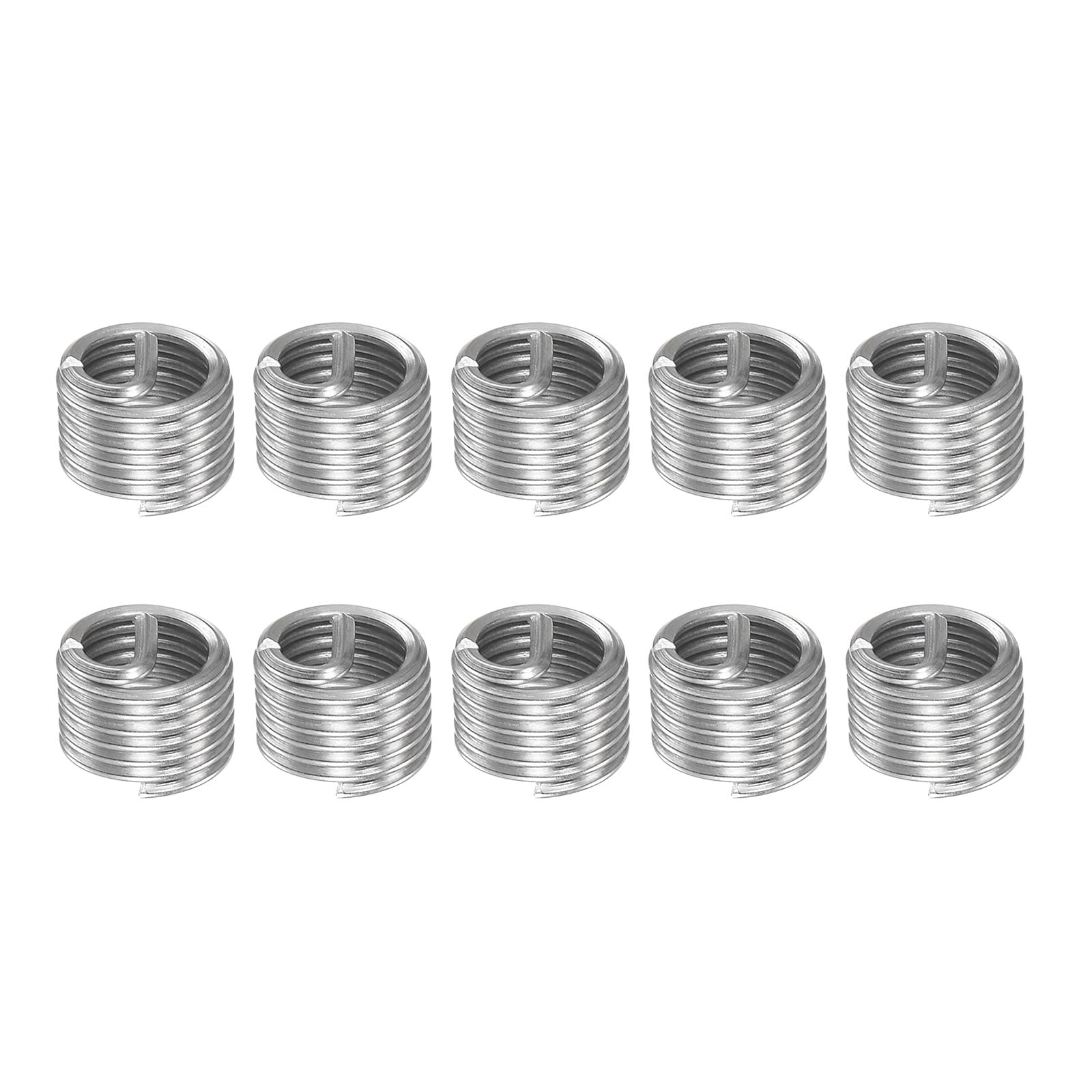 Uxcell M5 x 0.8 1.5D 7.5mm 304 Stainless Steel Wire Thread Insert ...