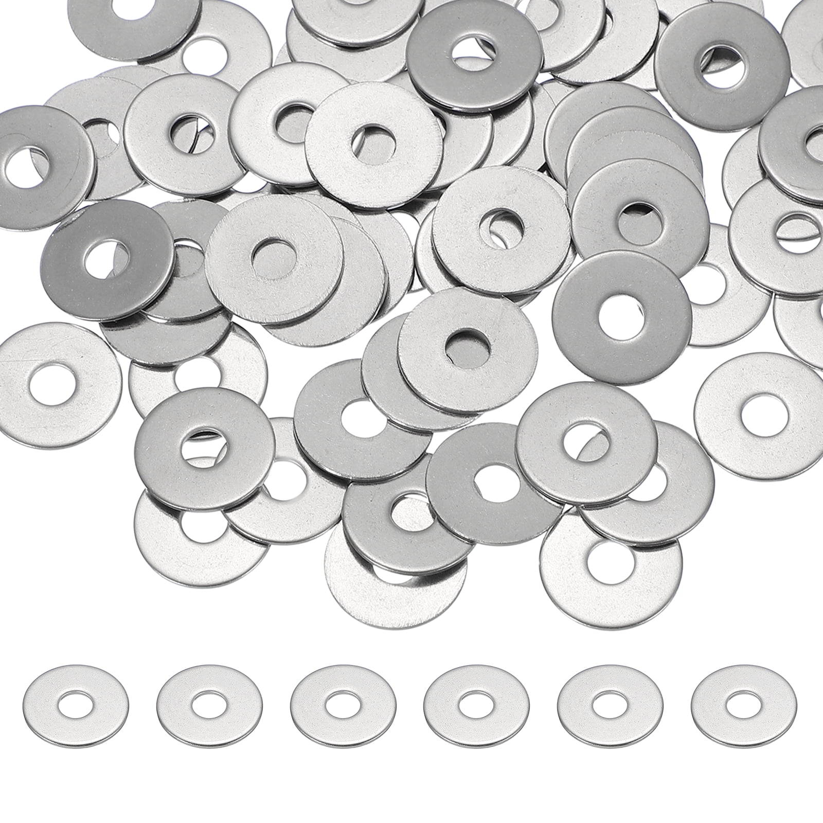 Uxcell M5 x 18mm Metal Screw Washers Set, 66Pcs 304 Stainless Steel ...