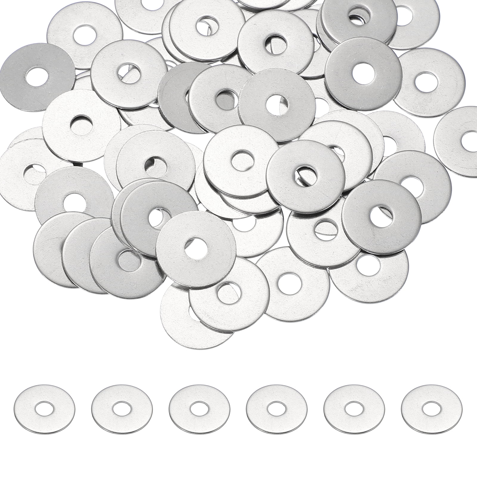 Uxcell M5 x 20mm Metal Screw Washers Set, 66Pcs 304 Stainless Steel ...