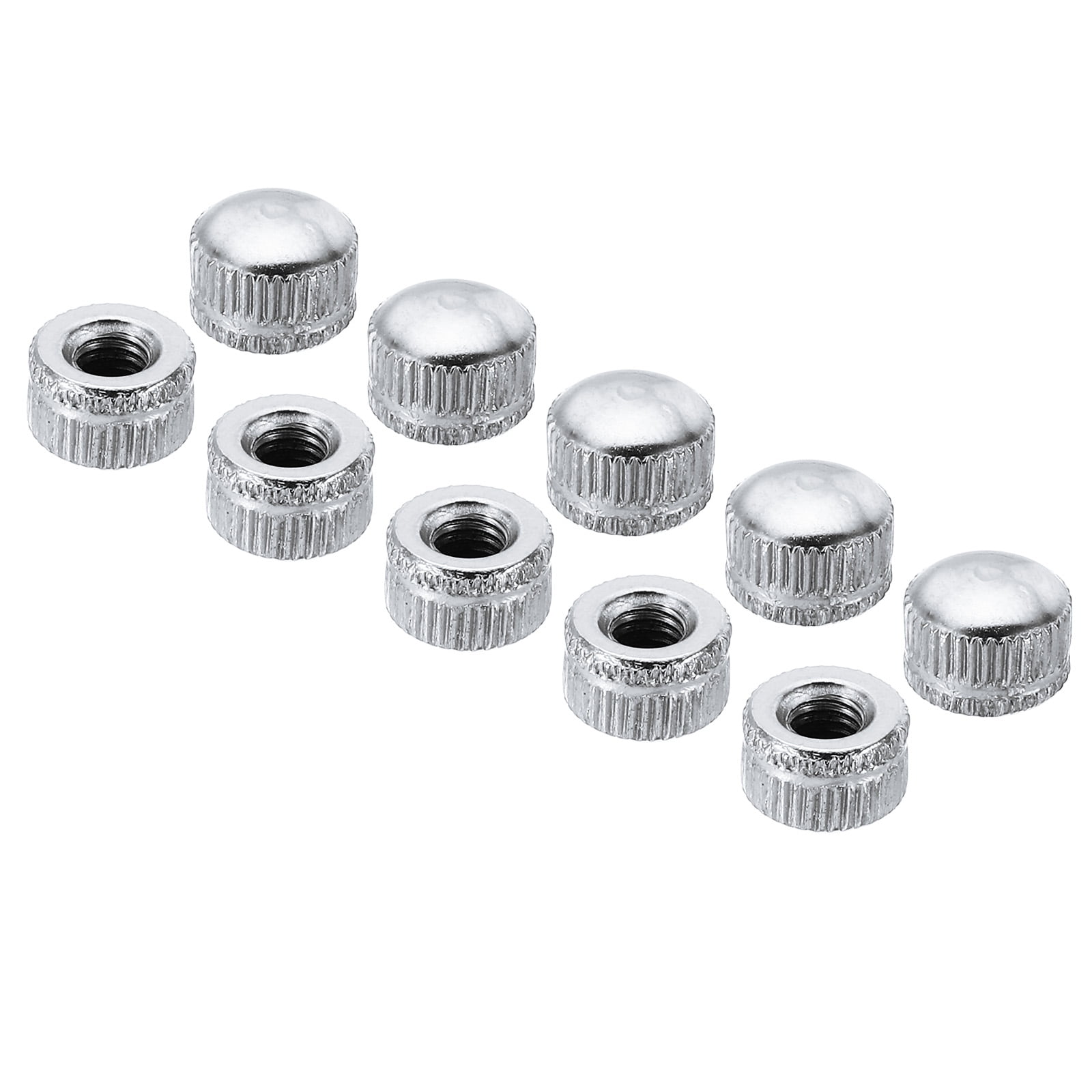 Uxcell M5x0.8 Cap Nut, 30 Pcs Acorn Nut Screw Knob Cap Insert Bolt ...