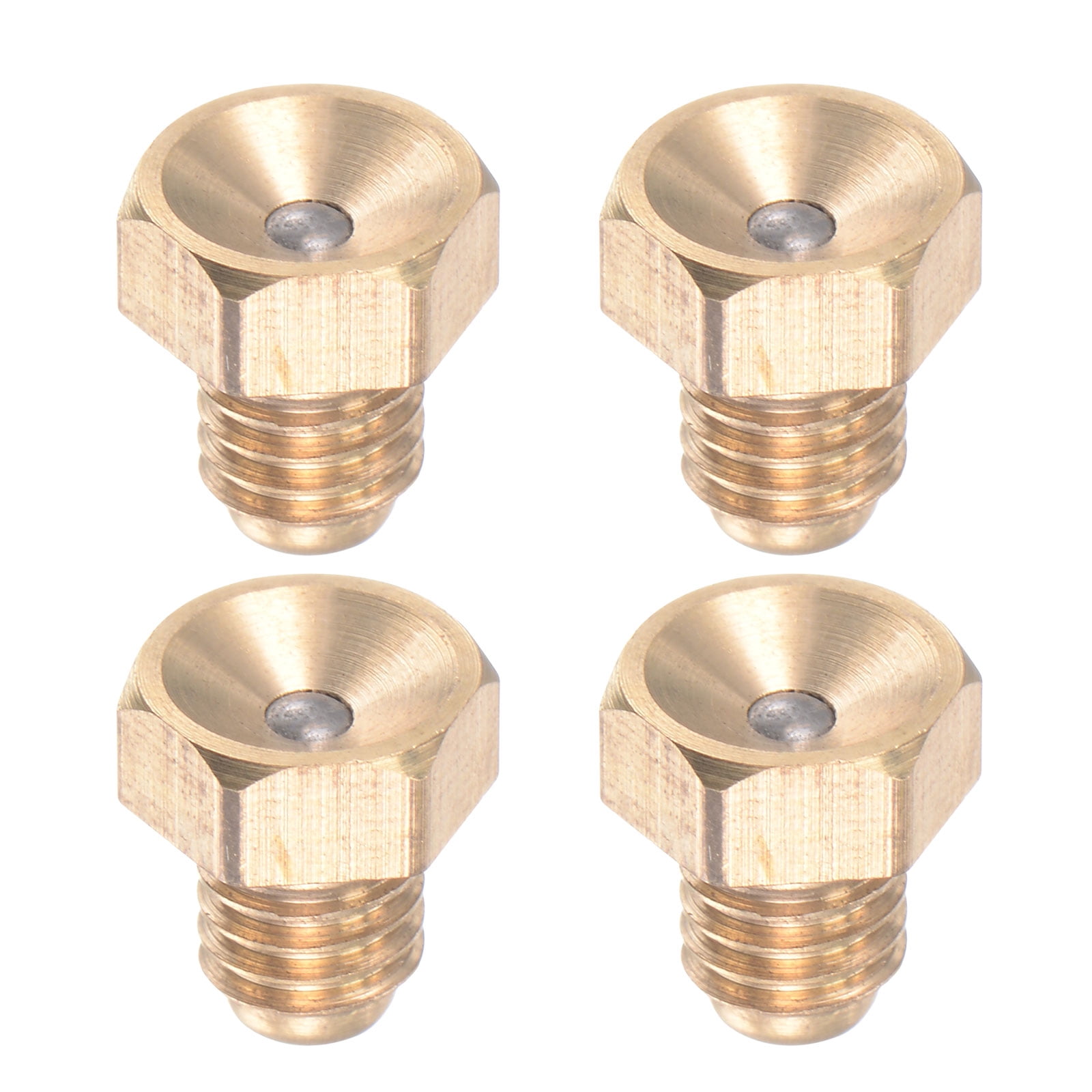 Uxcell M5x0.8 Stainless Steel Push Button Grease Oil Cup for ...