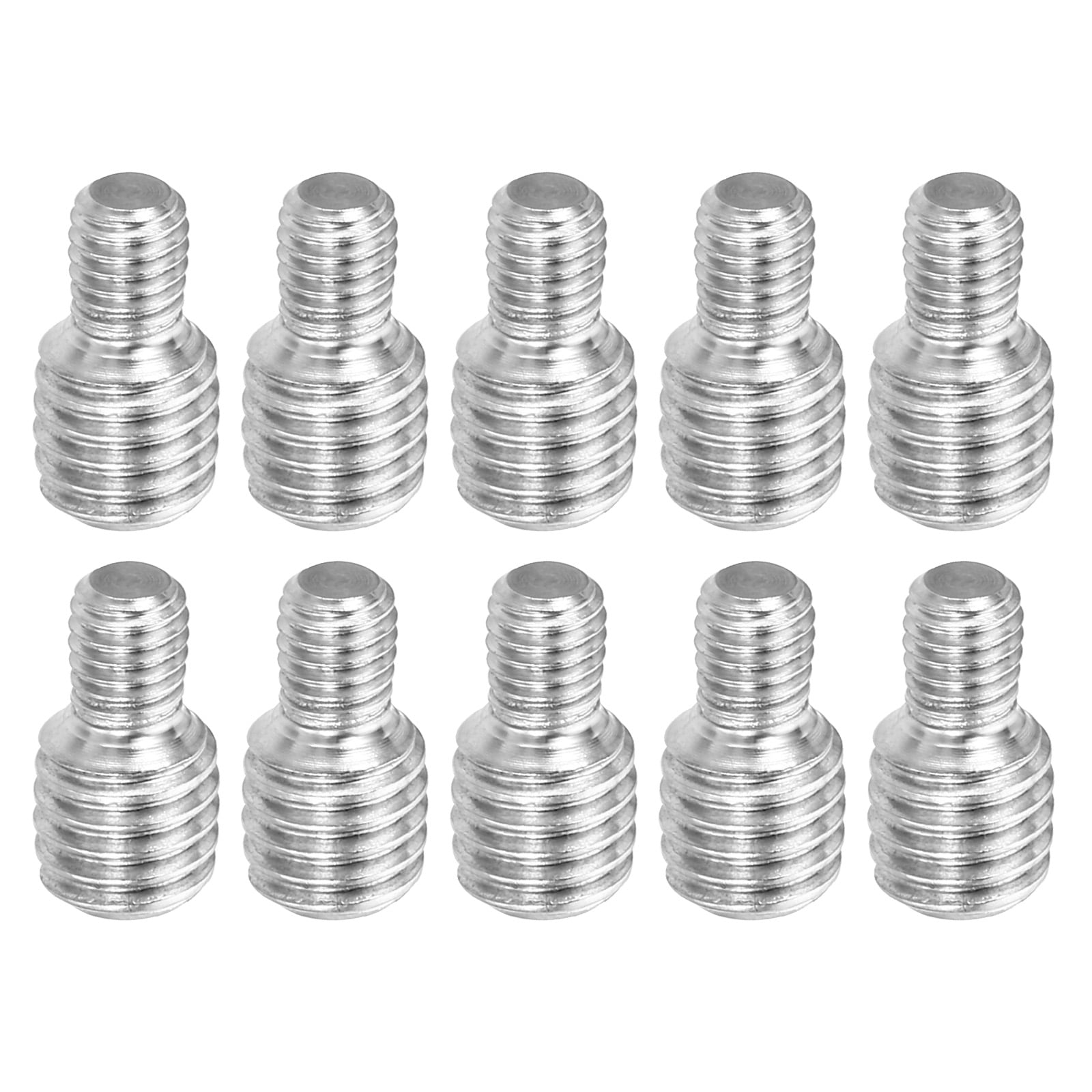 Uxcell M5x0.8 to M8x1.25 Double End Threaded Stud Screw Bolt 304 ...