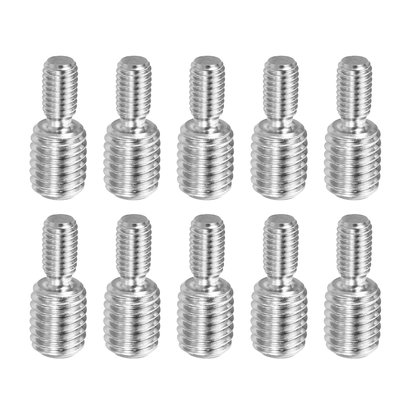 Uxcell M5x0.8 to M8x1.25 Double End Threaded Stud Screw Bolt 304 ...