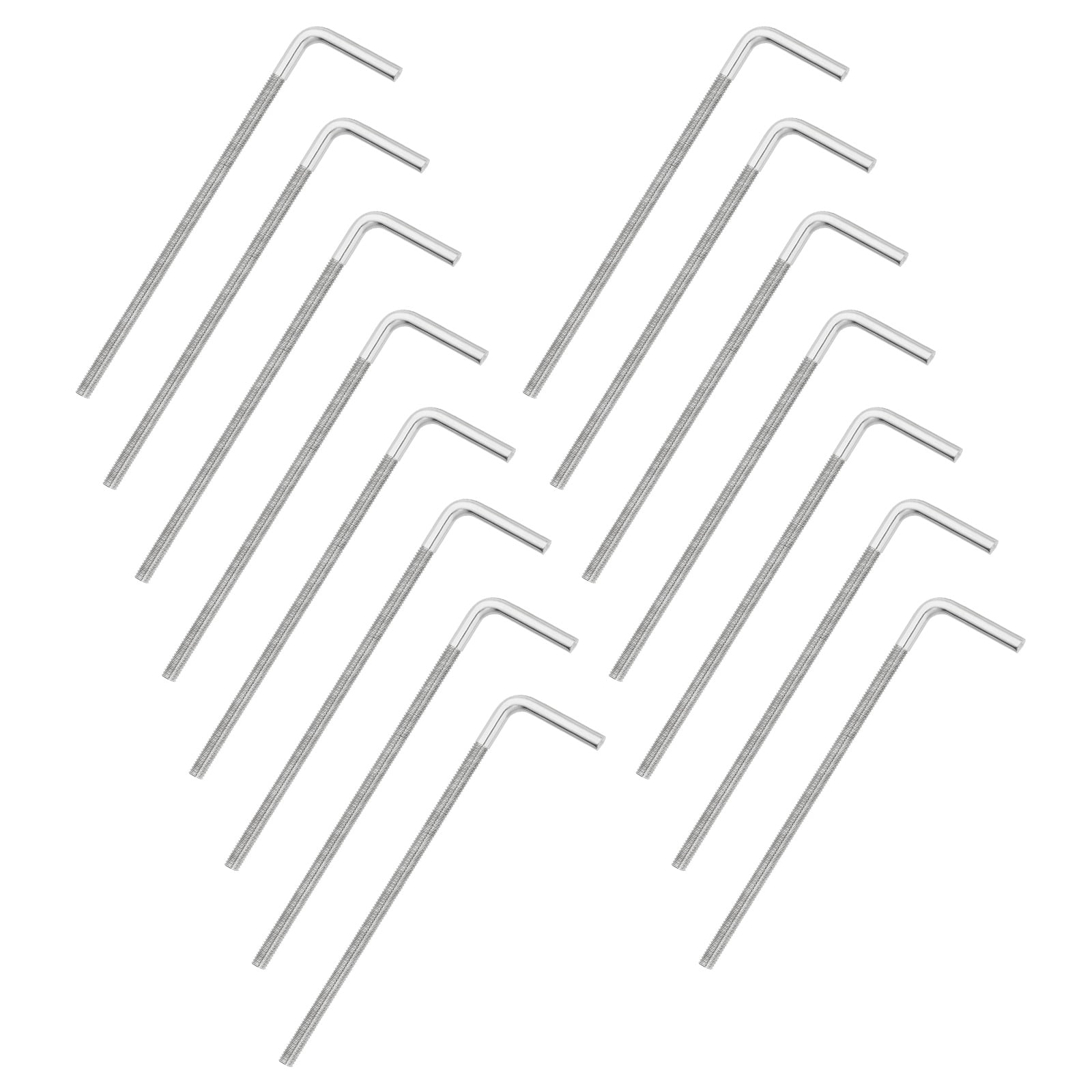 Uxcell M5x120mm 7/L-Shaped Right Angle Bolt Screw, 304 Stainless Steel ...