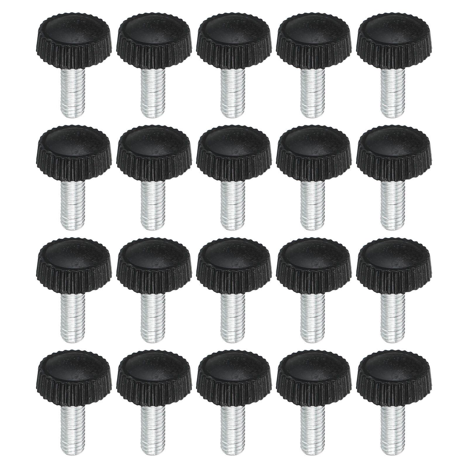 Uxcell M5x14mm Knurled Thumb Screws Clamping Screws Knobs Grip Bolts Fasteners for Furniture ...