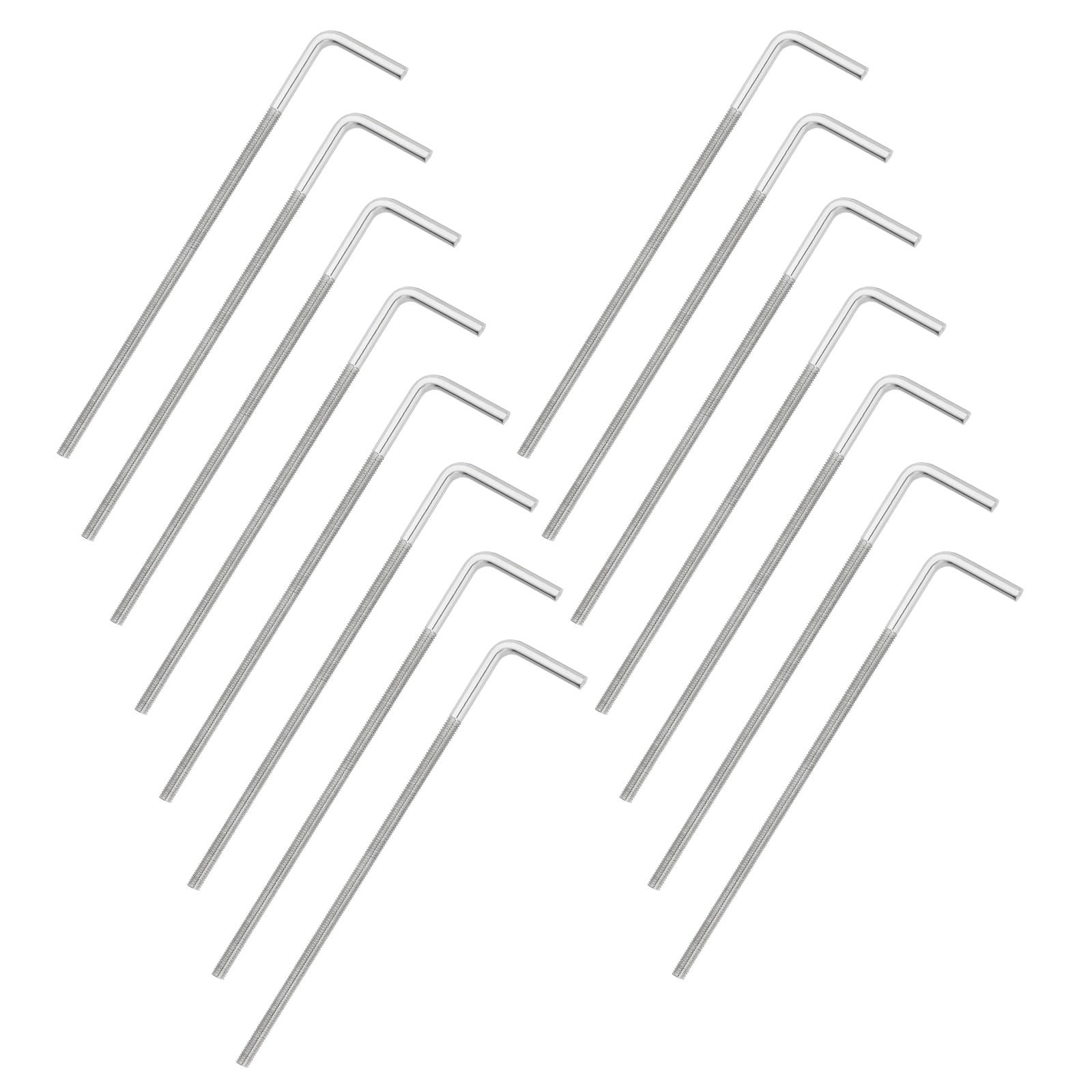 Uxcell M5x150mm 7/L-Shaped Right Angle Bolt Screw, 304 Stainless Steel ...