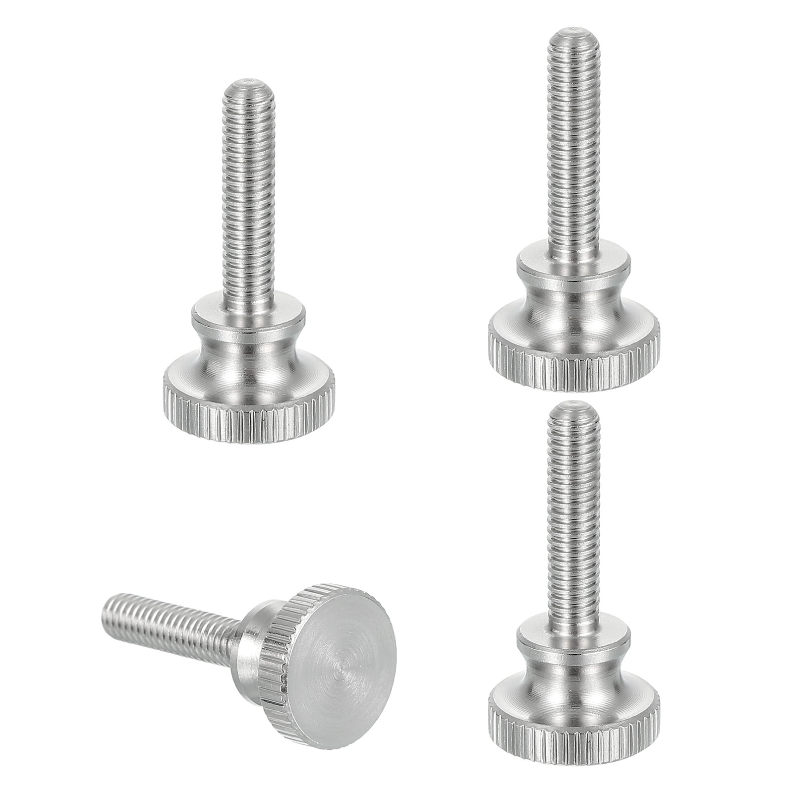 Uxcell M5x16mm Knurled Thumb Screws, 304 Stainless Steel Diamond Head Thumb Screws Metric ...