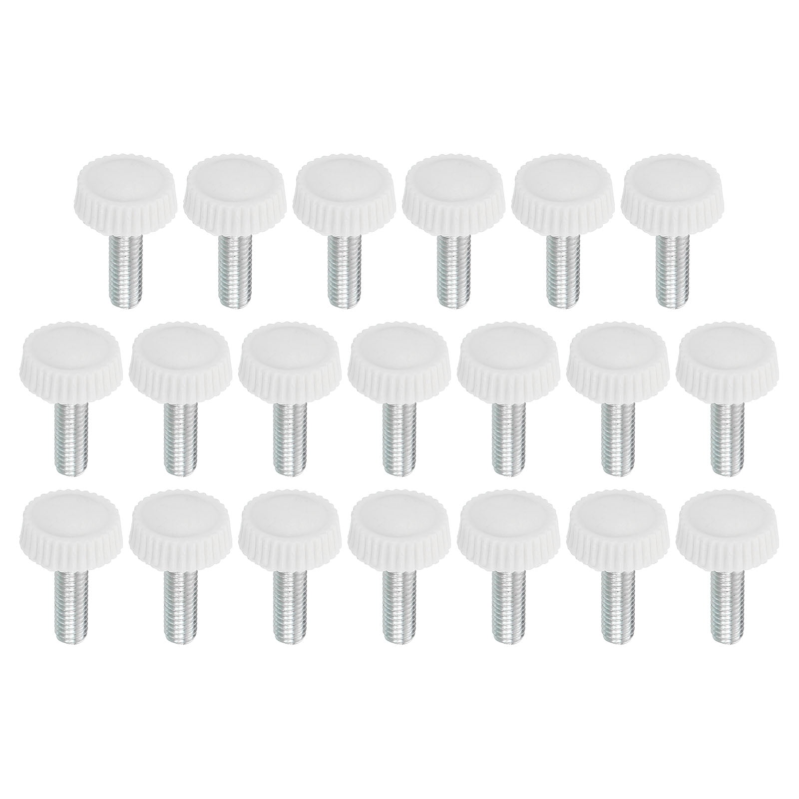Uxcell M5x16mm Knurled Thumb Screws Clamping Screws Knobs Grip Bolts ...