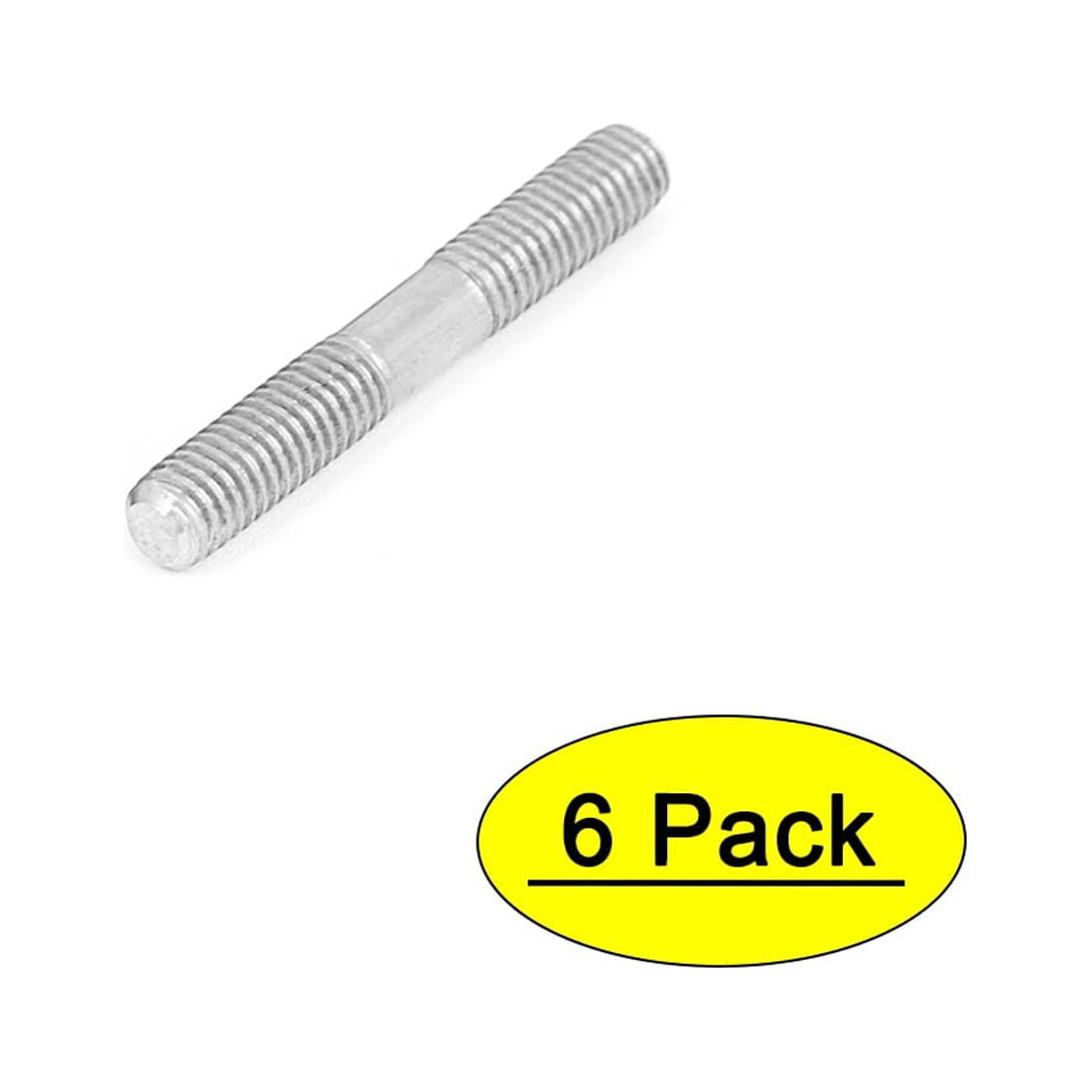 Uxcell M5x35mm Stainless Steel Double End Threaded Stud Screw Bolt ...